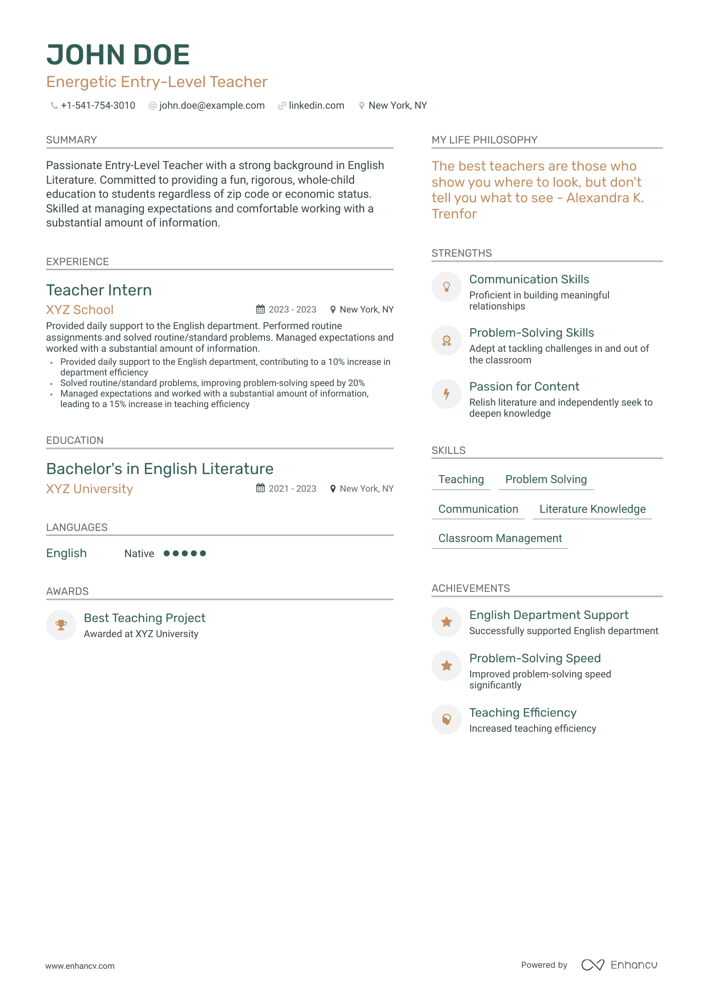 5 Entry Level Resume Examples & Guide For 2024