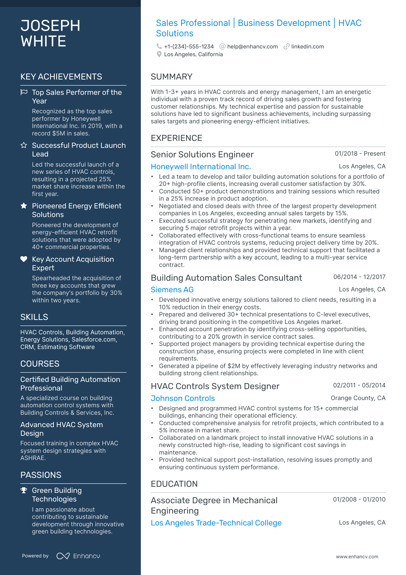 10 Construction Sales Resume Examples & Guide for 2025