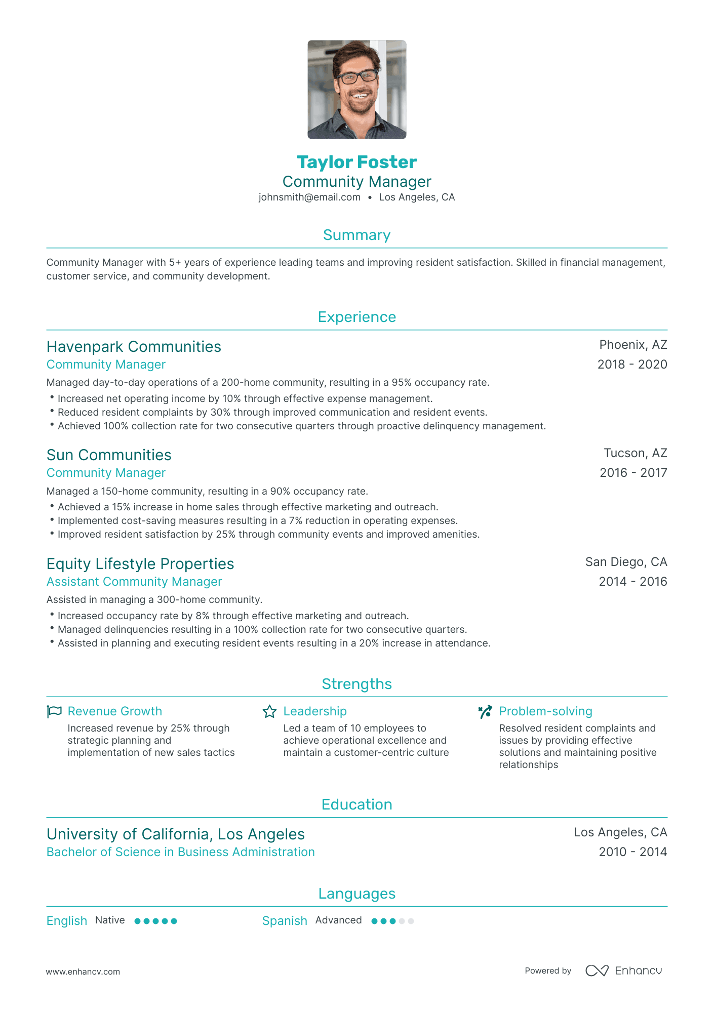 5 Community Manager Resume Examples & Guide for 2024