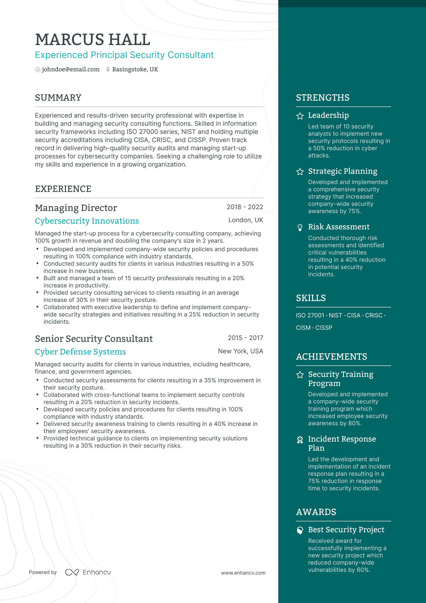 5 Security Director Resume Examples & Guide for 2024