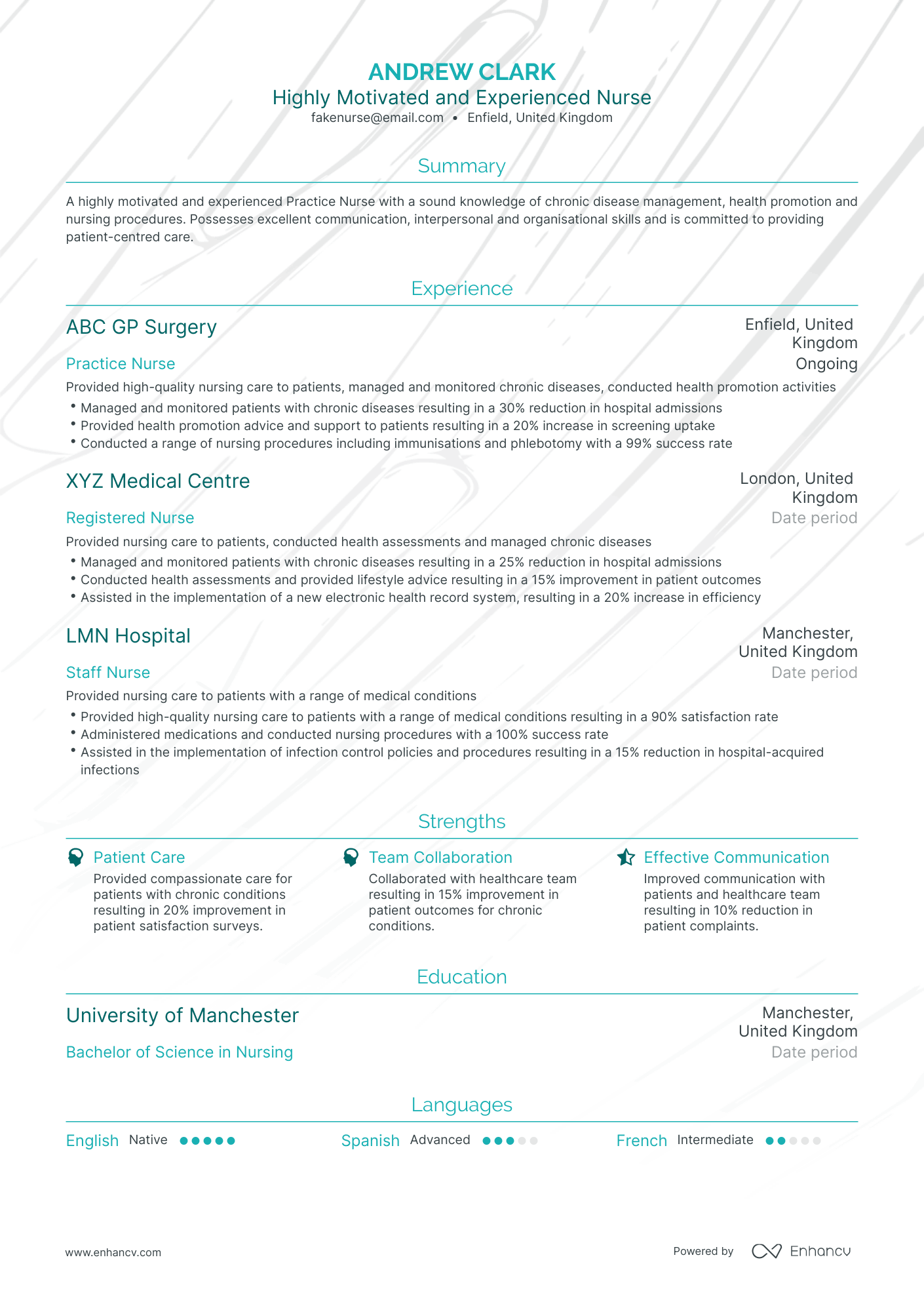 5 Practice Nurse Resume Examples & Guide for 2023
