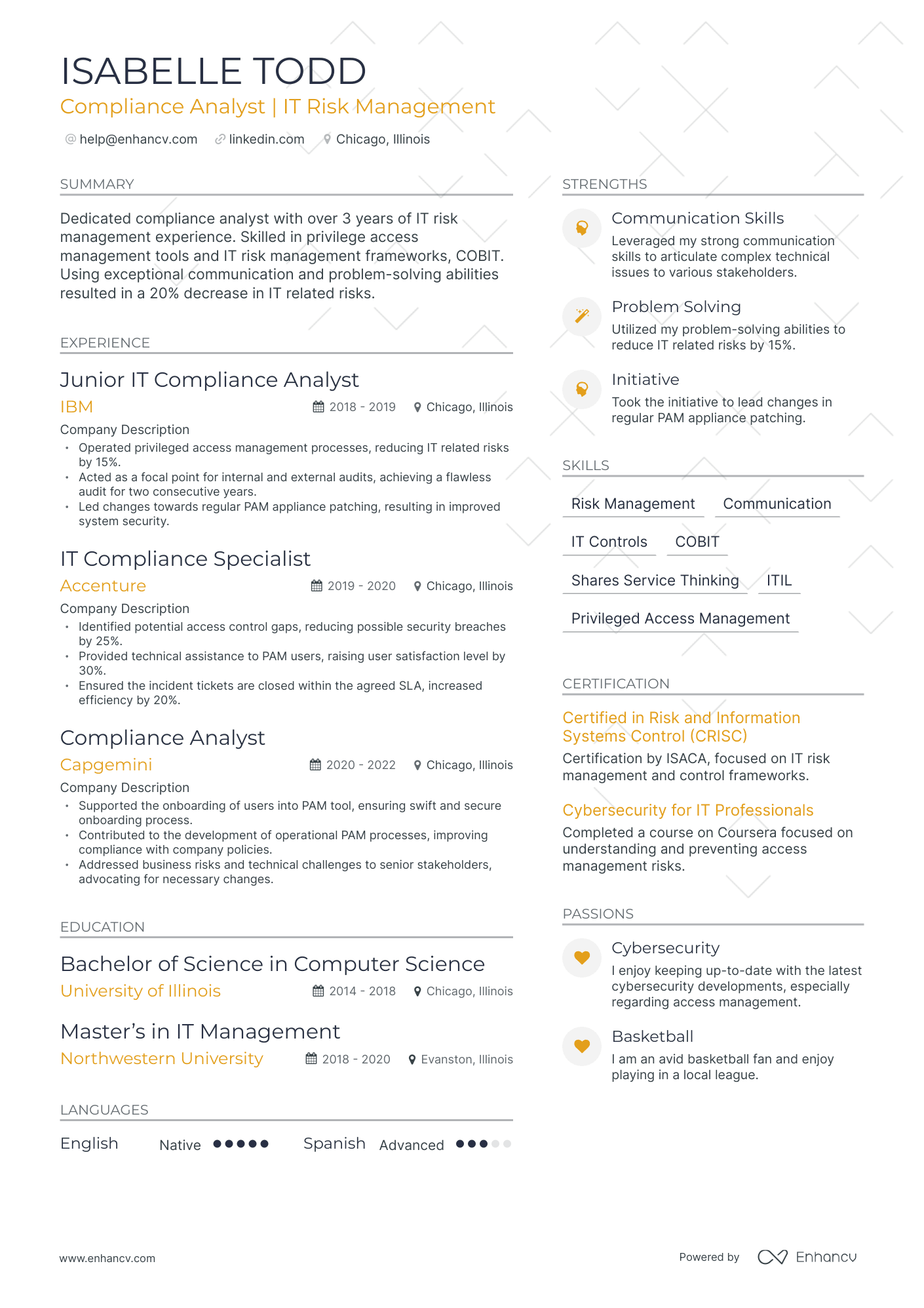 5 Compliance Analyst Resume Examples & Guide for 2023