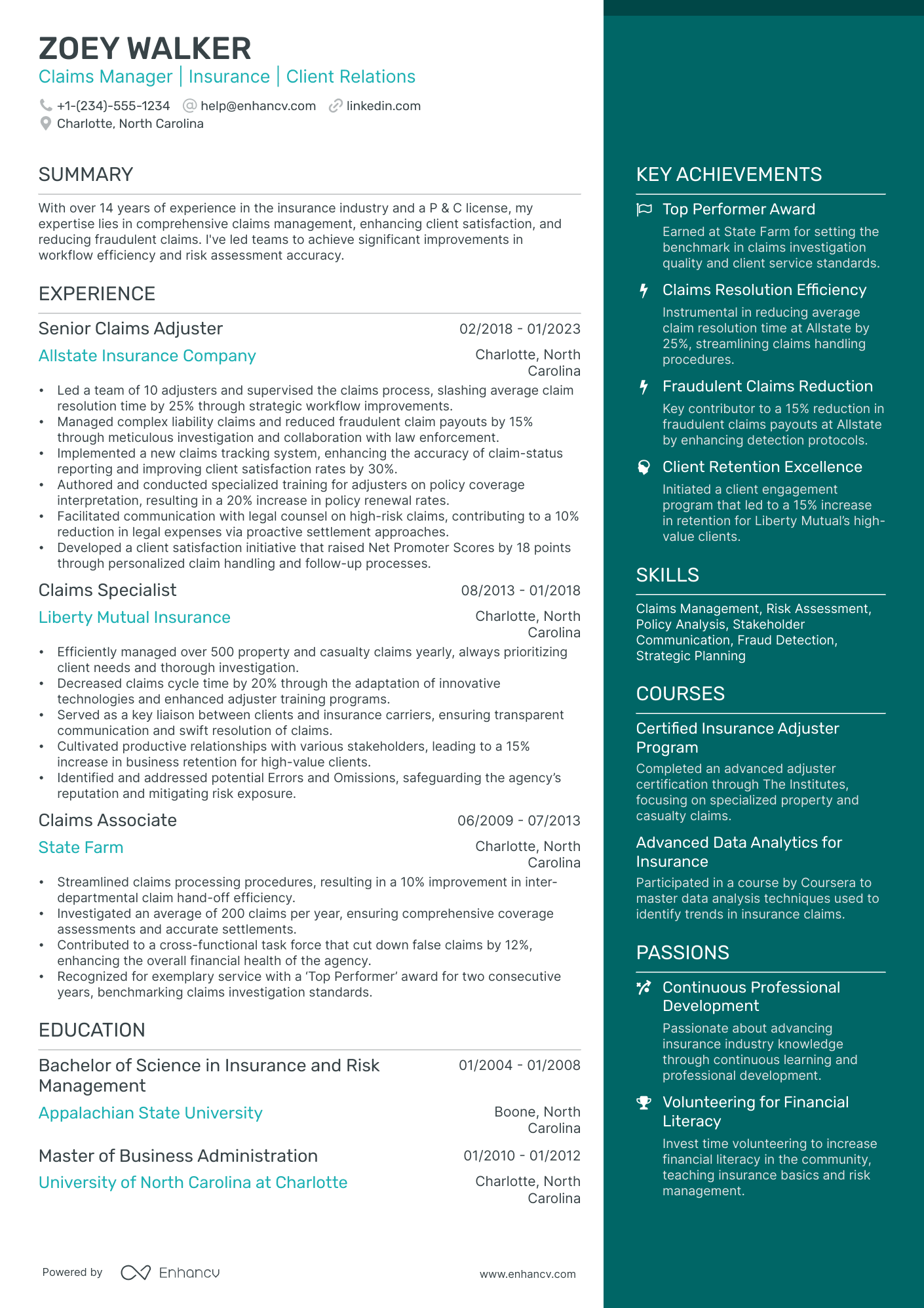 10 Claims Manager Resume Examples & Guide for 2026