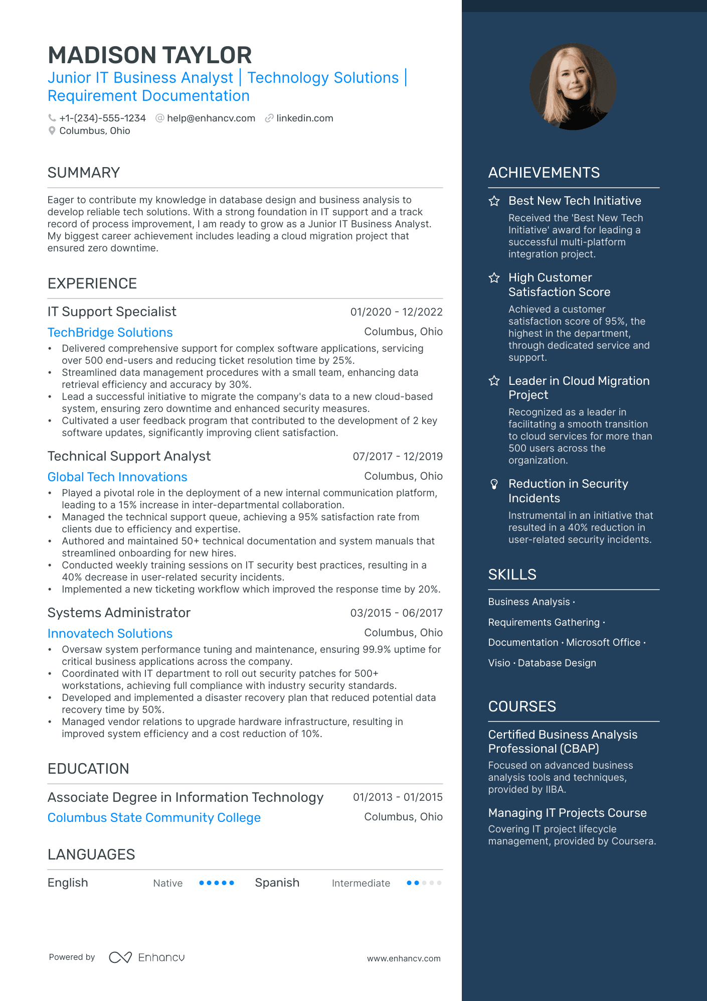5 IT Business Analyst Resume Examples & Guide for 2024