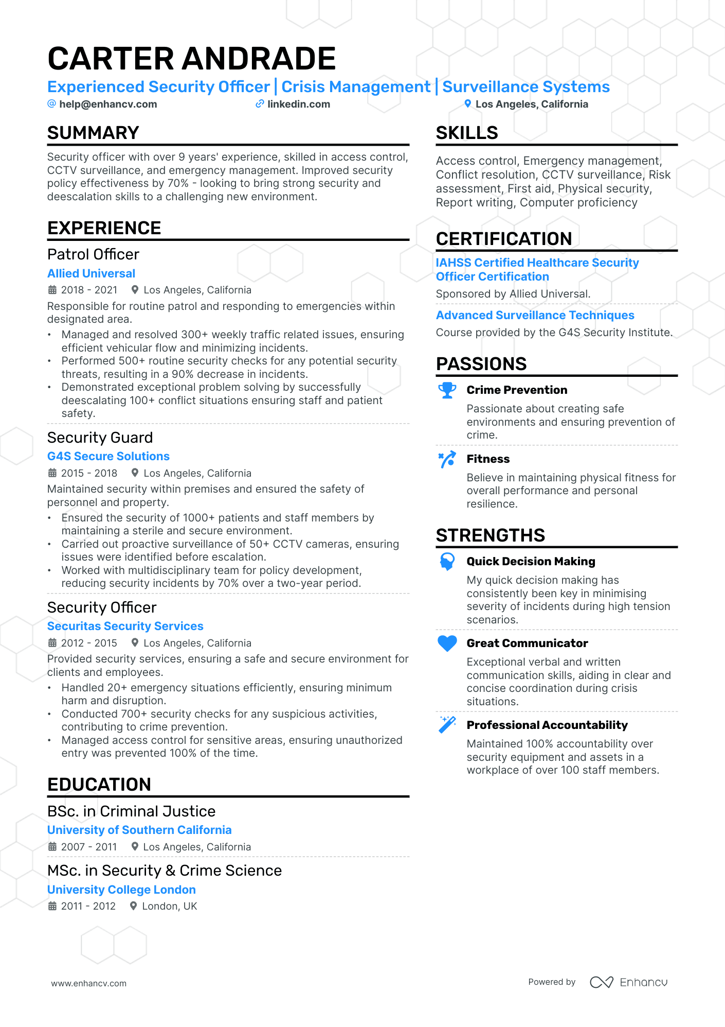 10 Public Safety Officer Resume Examples & Guide for 2026