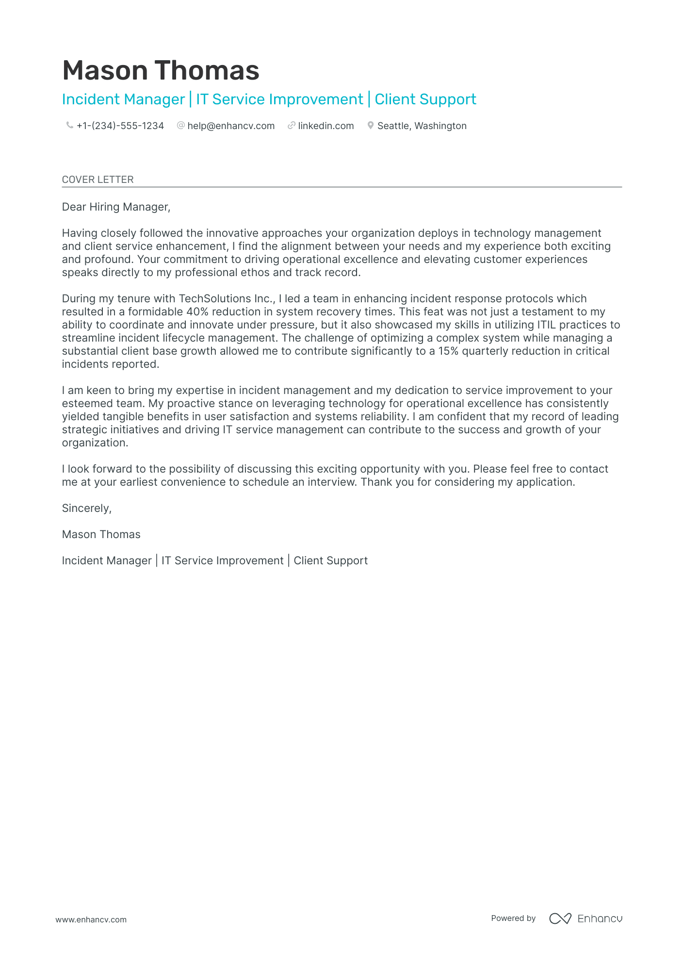 7 Professional IT Support Cover Letter Examples and Template for 2024 ...