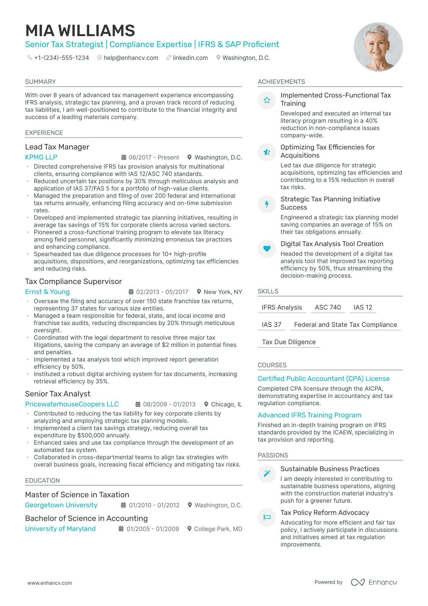 5 Tax Director Resume Examples & Guide for 2024