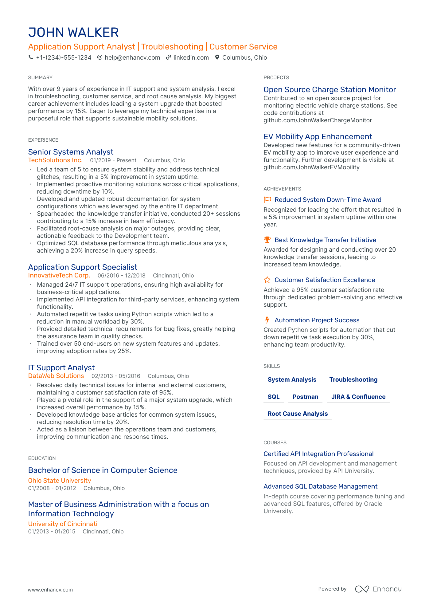 5 Application Support Manager Resume Examples & Guide for 2024