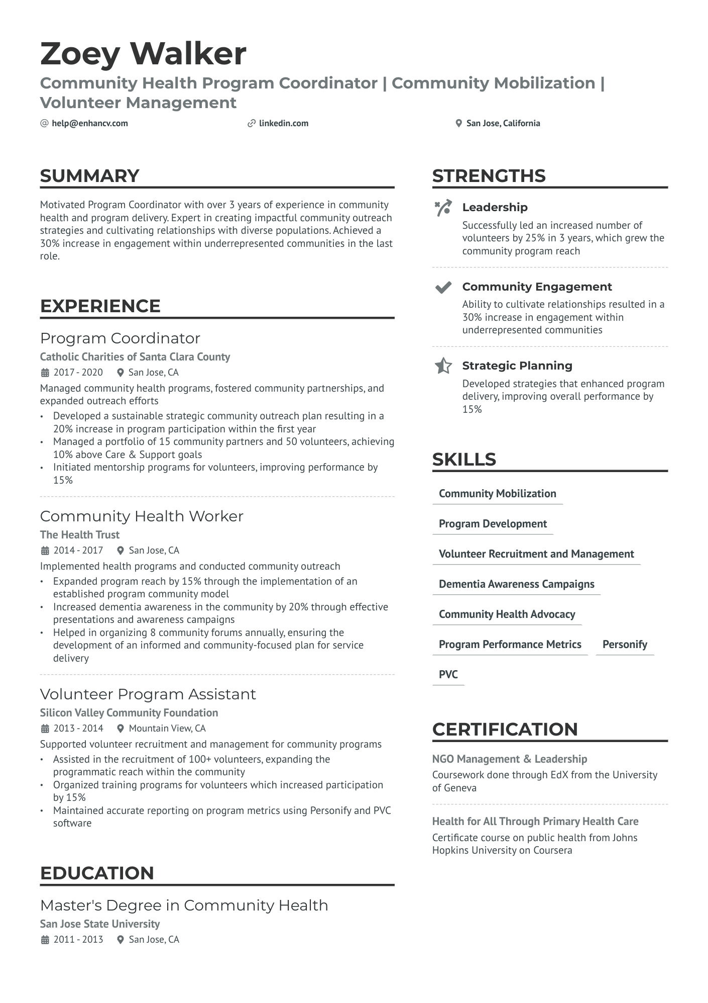 11 Caregiver Resume Examples & Guide for 2024