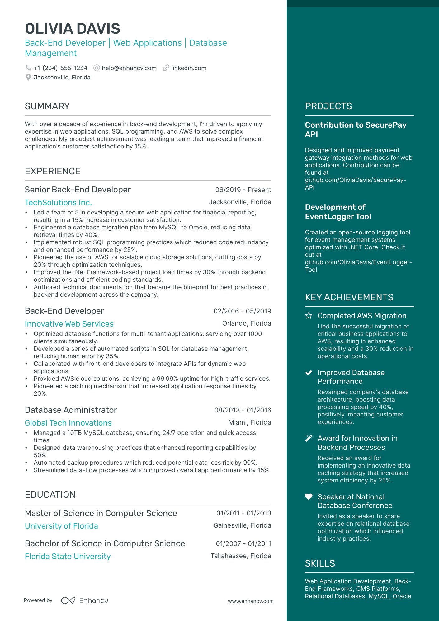 10 Freelance Developer Resume Examples & Guide for 2026