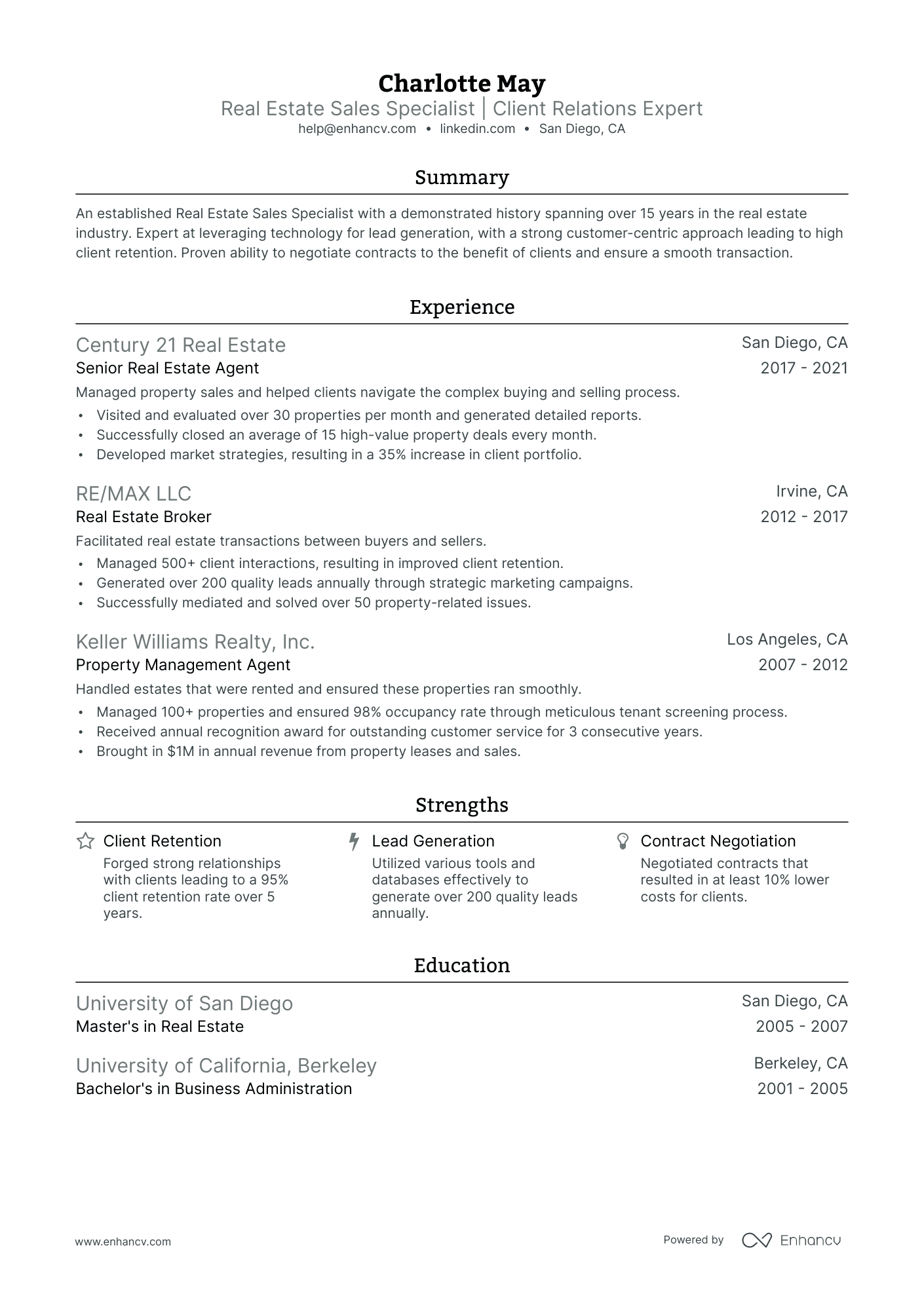 5 Real Estate Broker Resume Examples & Guide for 2024