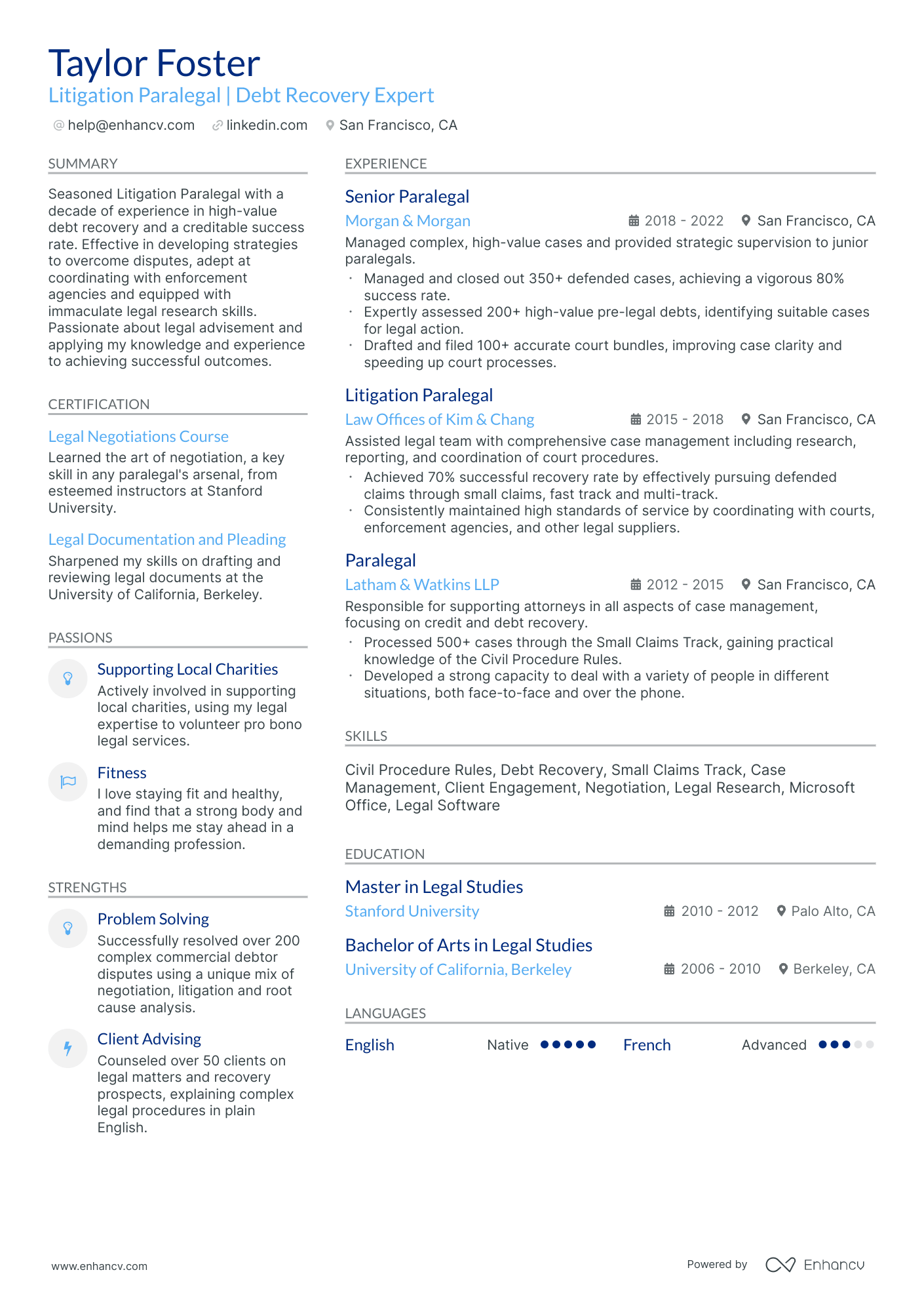 10 Litigation Paralegal Resume Examples & Guide for 2026