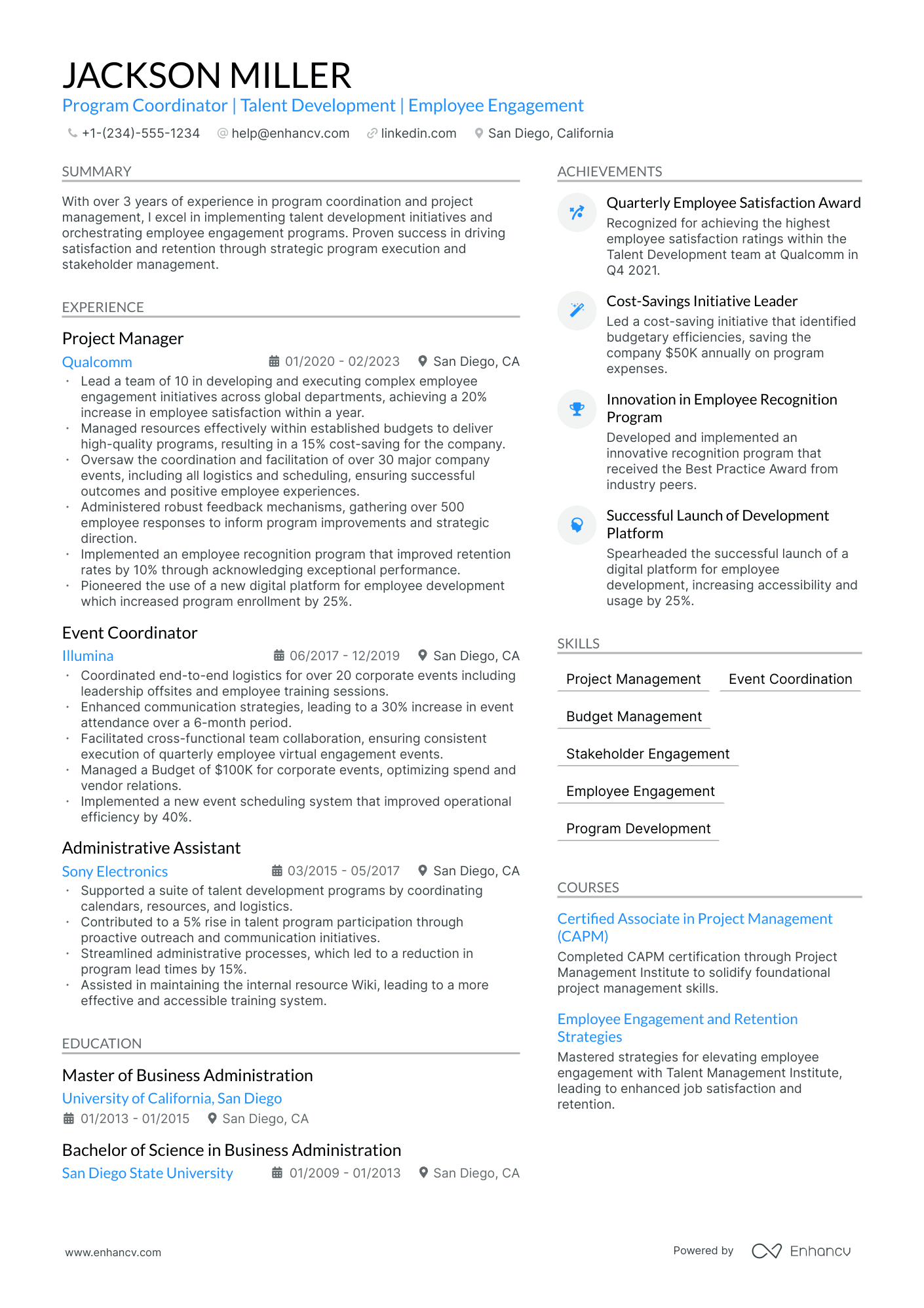 5 Program Coordinator Resume Examples & Guide for 2024