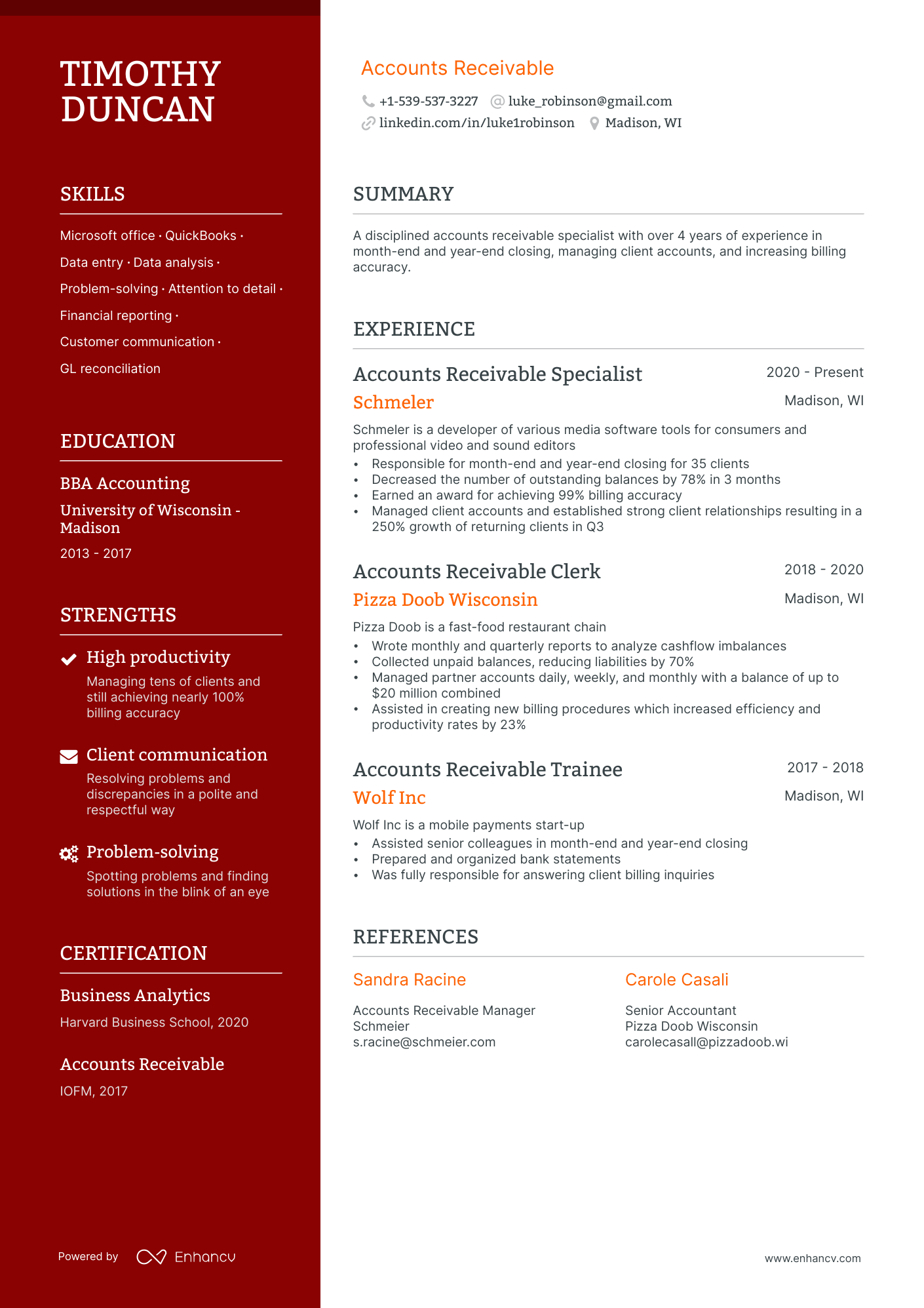 8 Accounts Payable Resume Examples & Guide for 2024