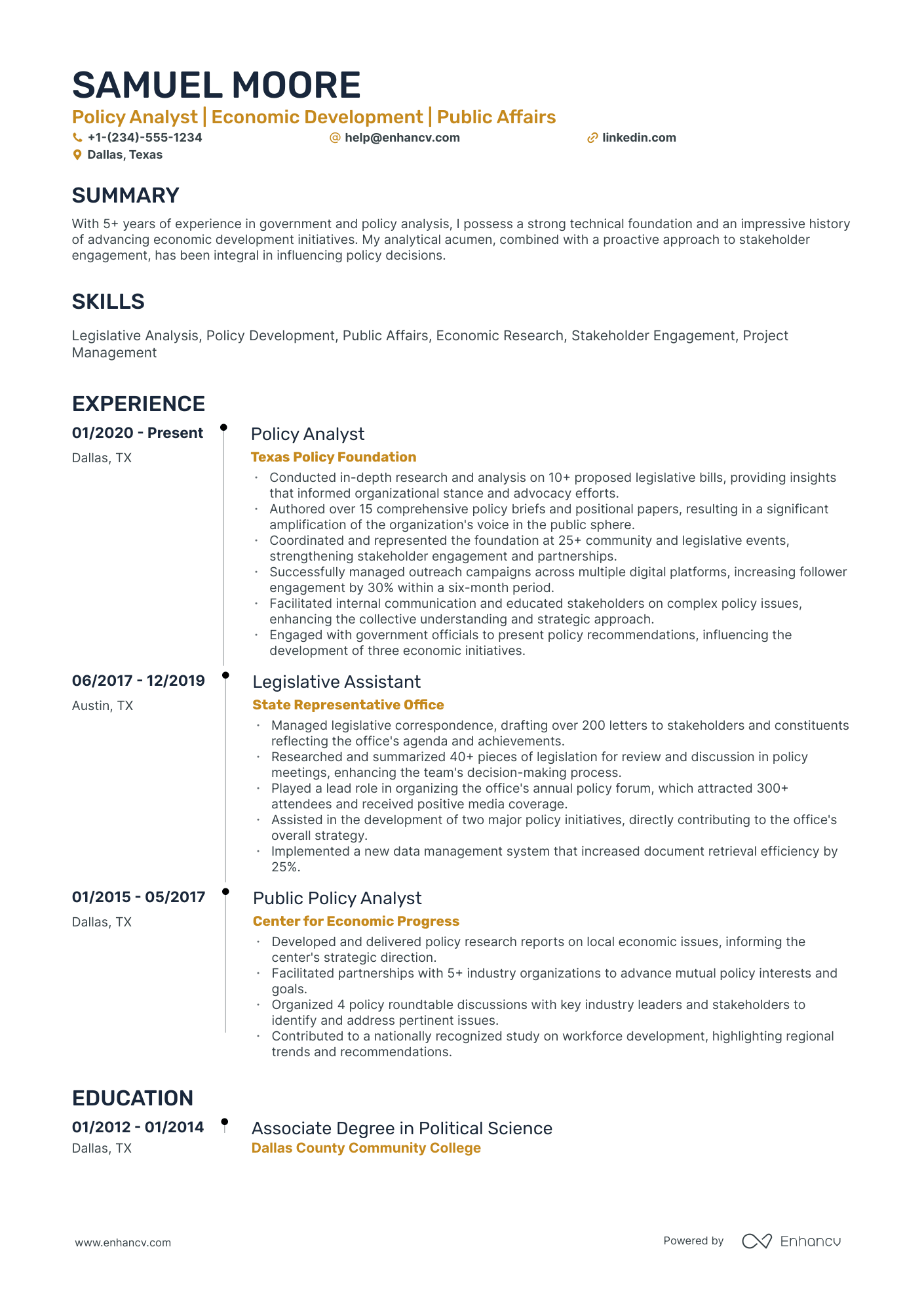 10 Government Resume Examples - March 2026