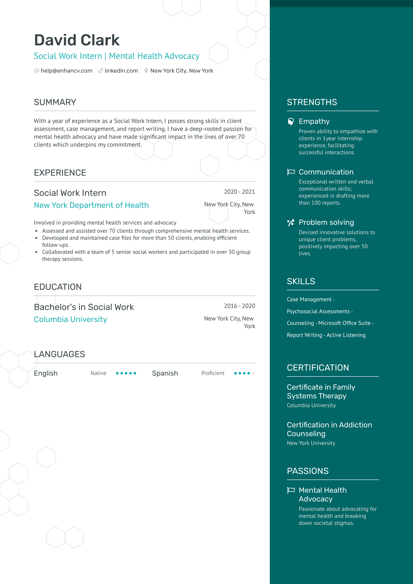 9 Social Worker Resume Examples & Guide for 2024