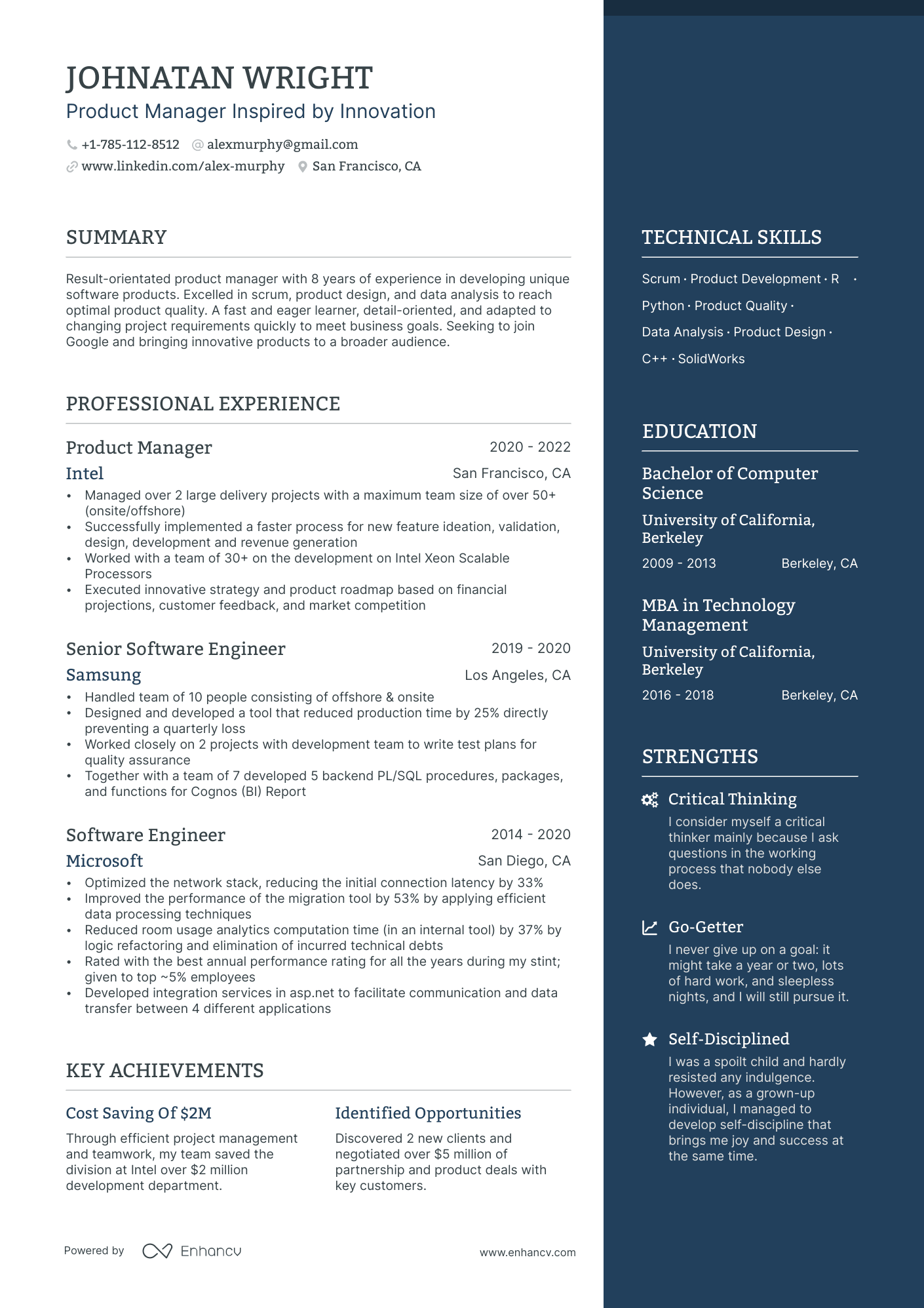 5 Google Resume Examples & Guide for 2024