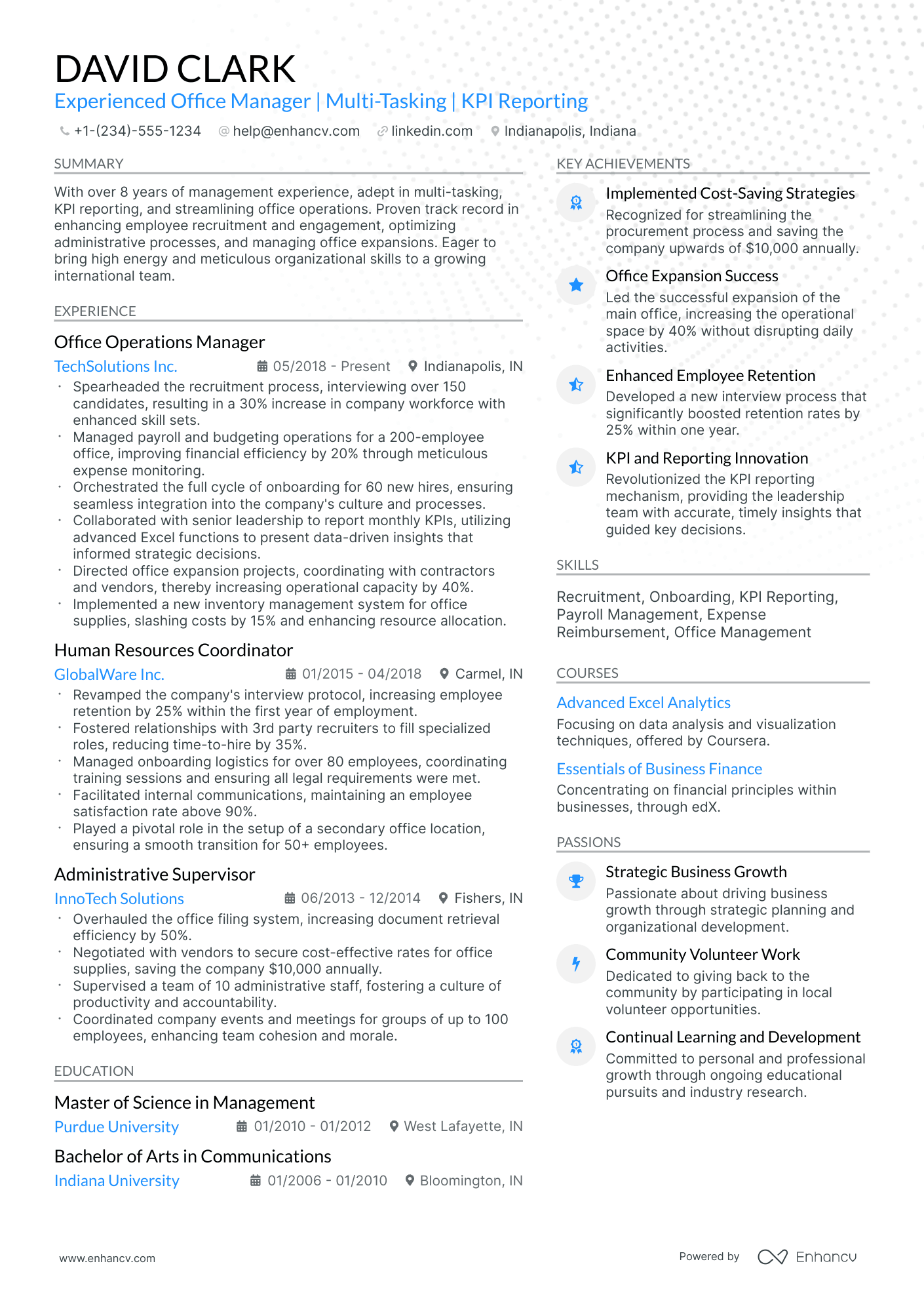 10 Business Operations Manager Resume Examples & Guide for 2026