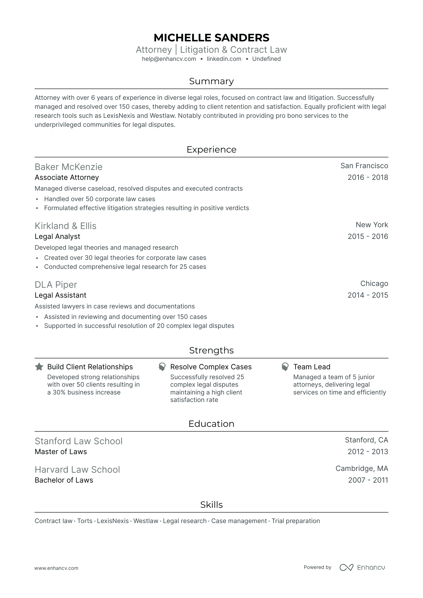 5 Entry-level Attorney Resume Examples & Guide for 2024
