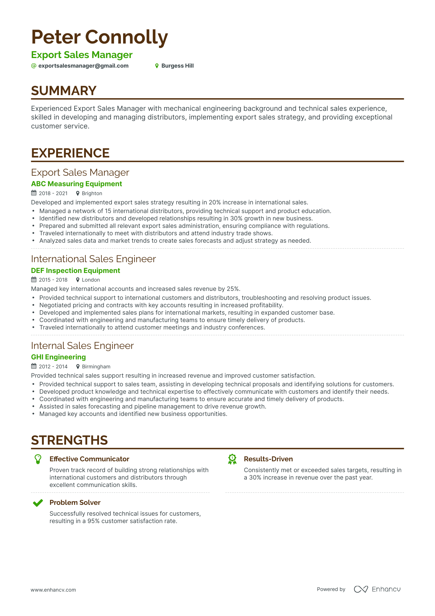 5 Export Manager Resume Examples & Guide for 2023