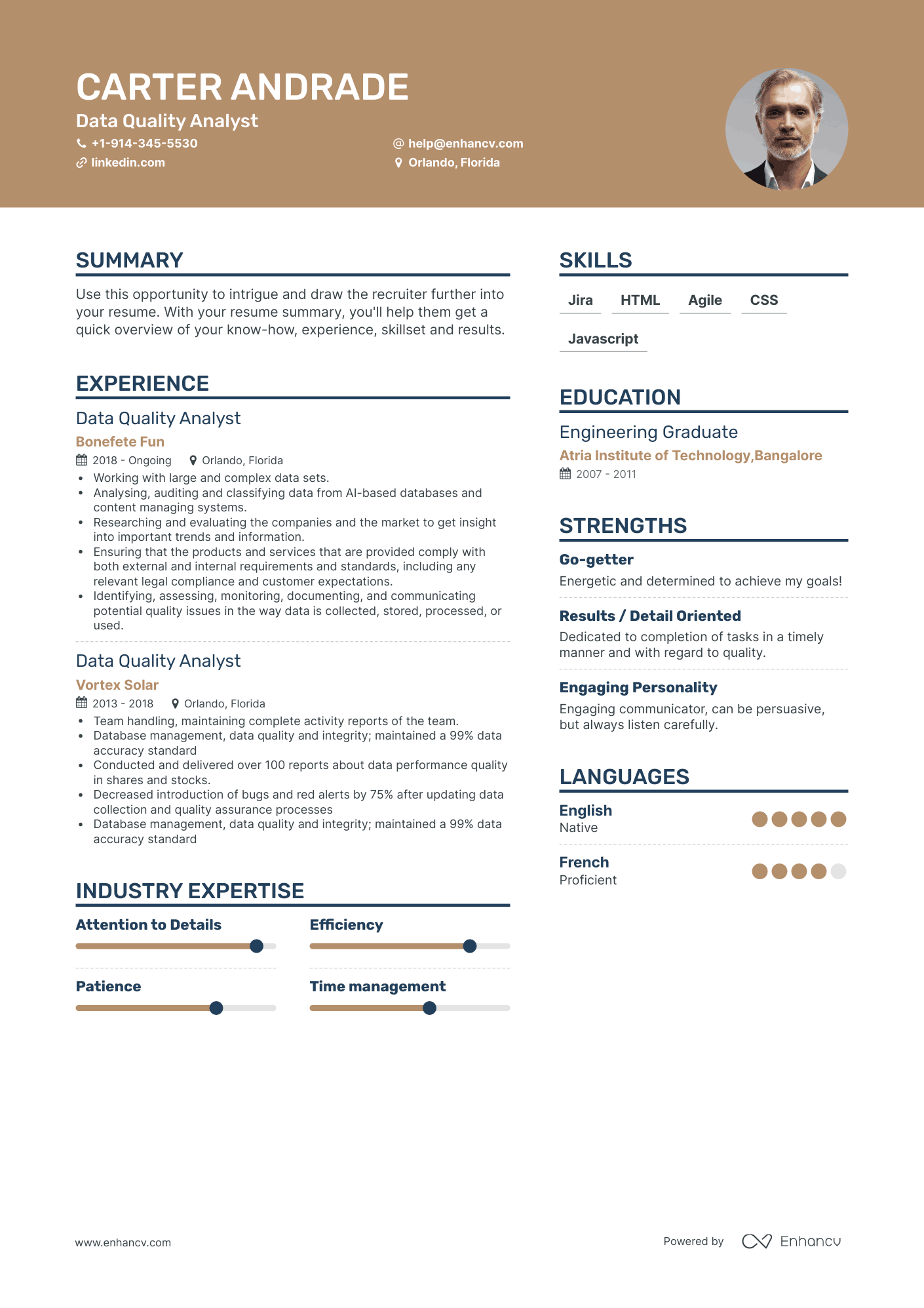 Data Quality Analyst Resume Examples & Guide for 2023 (Layout, Skills ...