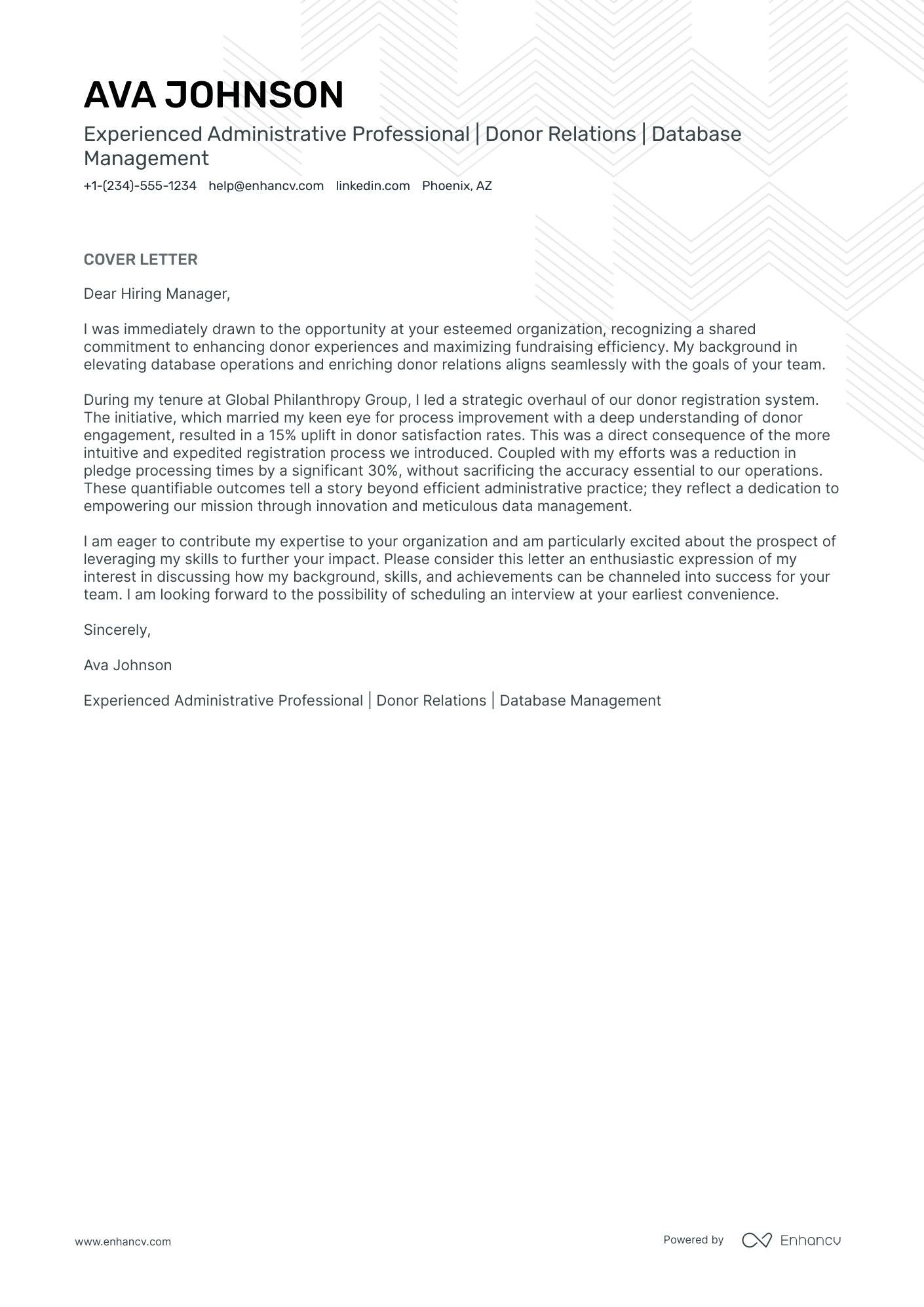 17 Professional Administrative Assistant Cover Letter Examples and ...