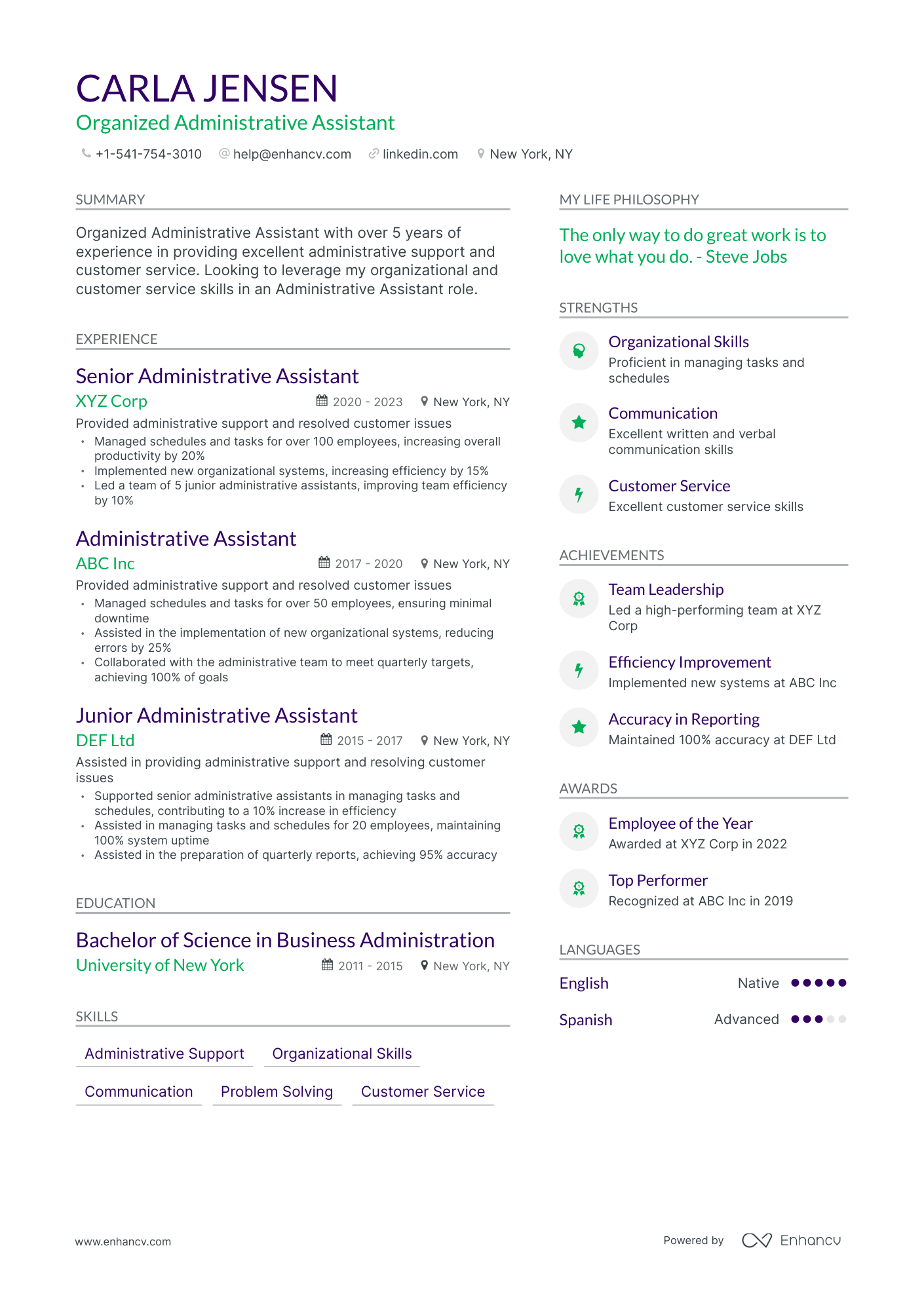 17 Administrative Assistant Resume Examples & Guide for 2024