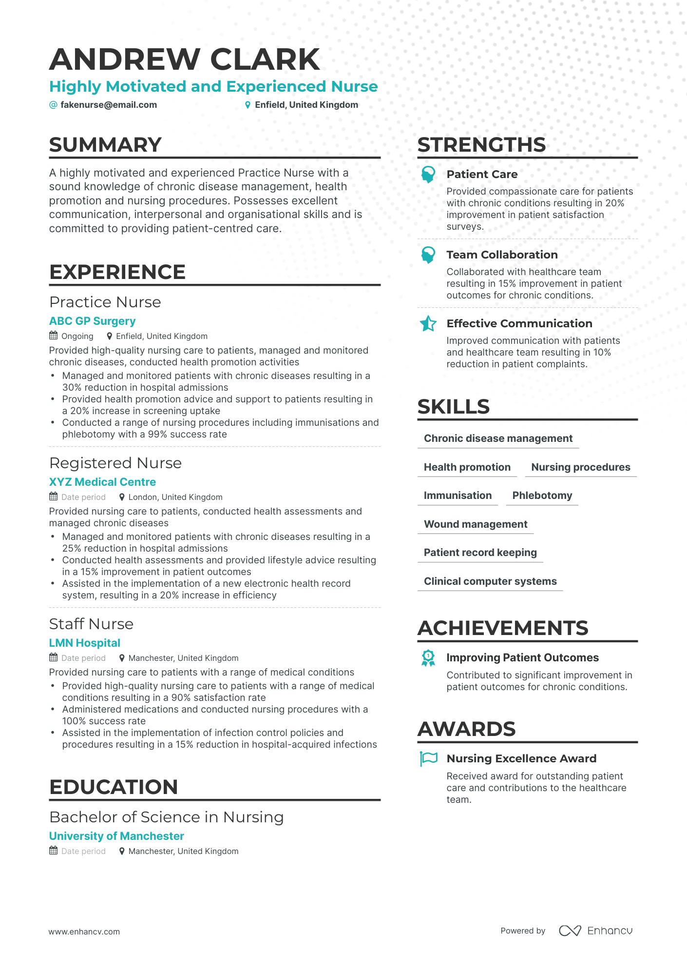5 Practice Nurse Resume Examples & Guide for 2023