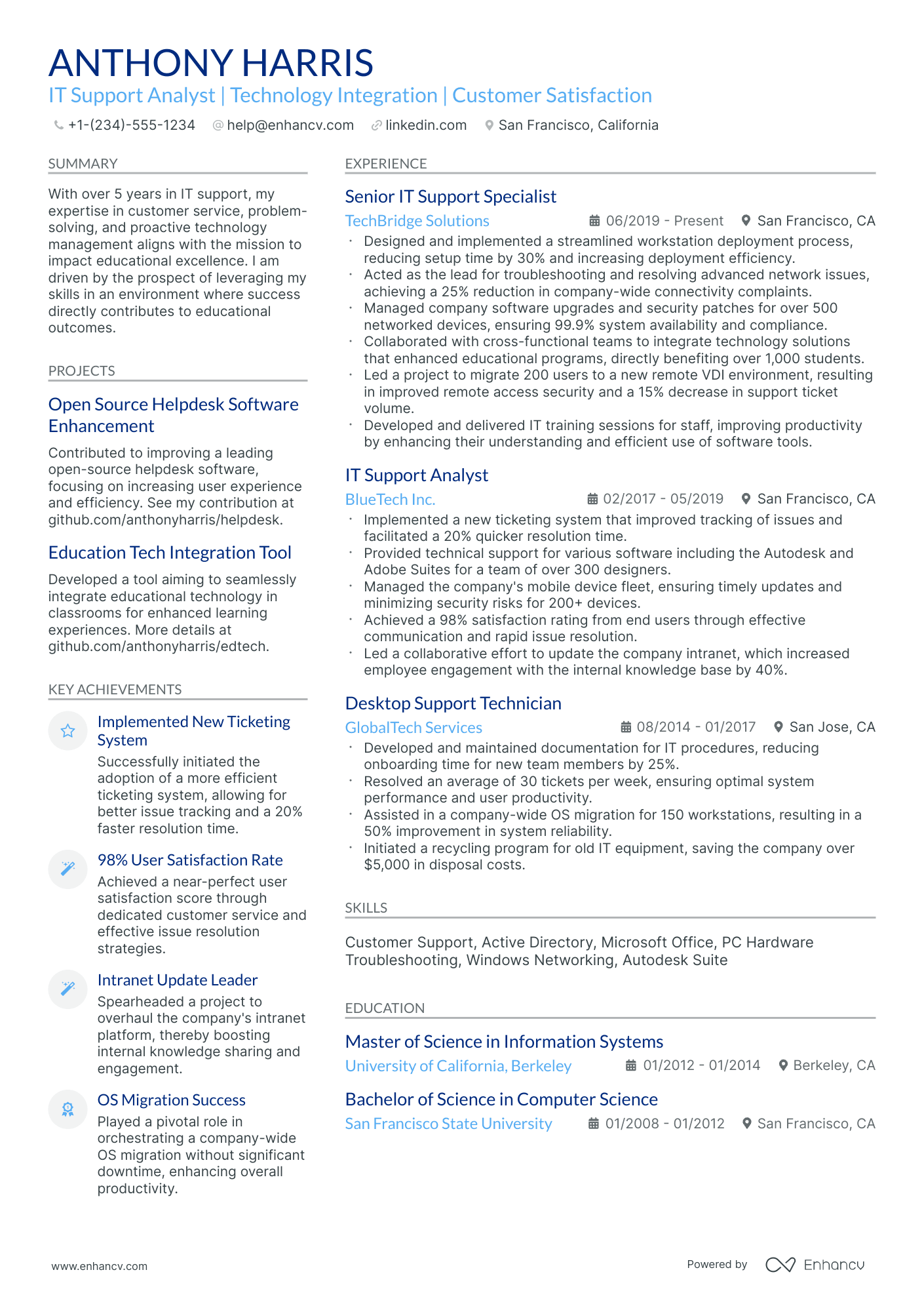 10 IT Support Analyst Resume Examples & Guide for 2026