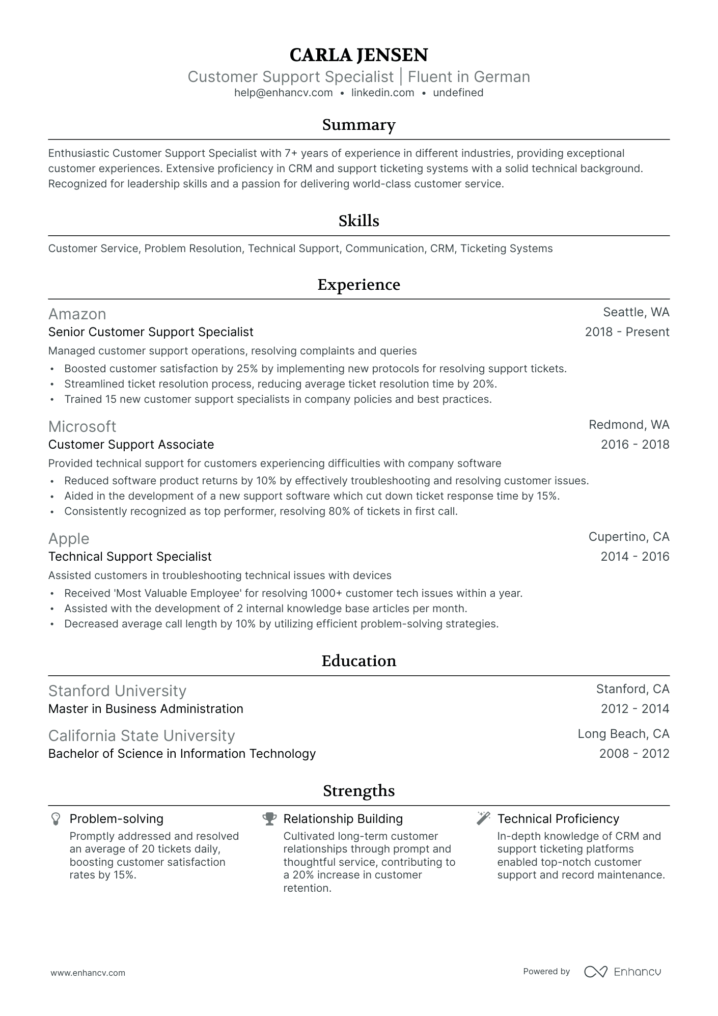 10 Customer Support Specialist Resume Examples & Guide for 2026