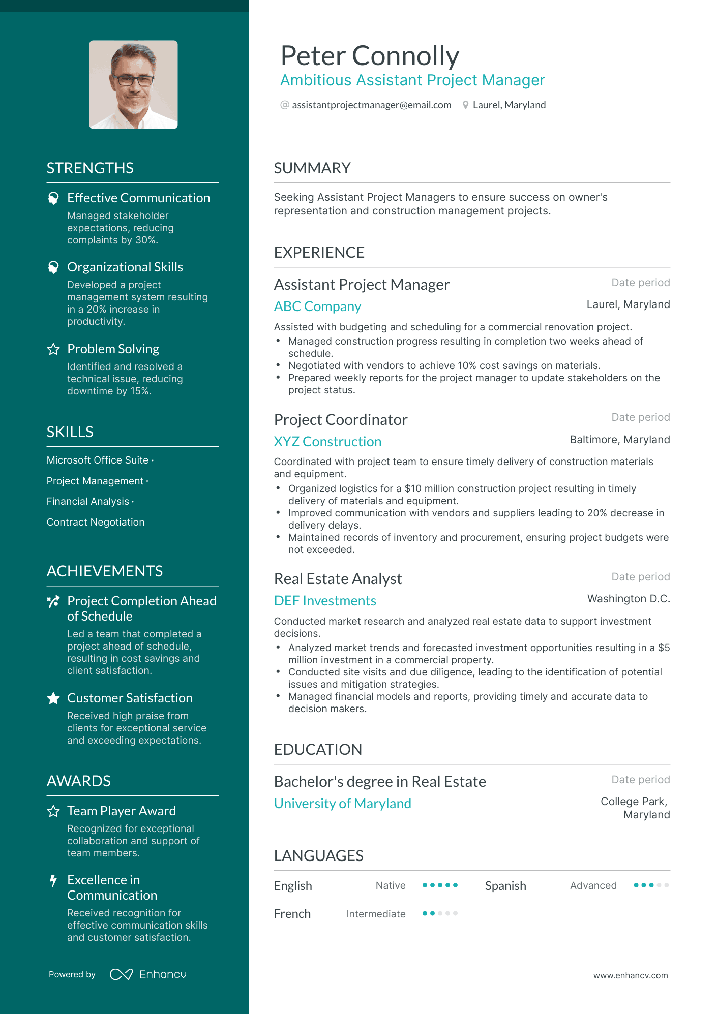 5 Real Estate Assistant Resume Examples & Guide for 2024