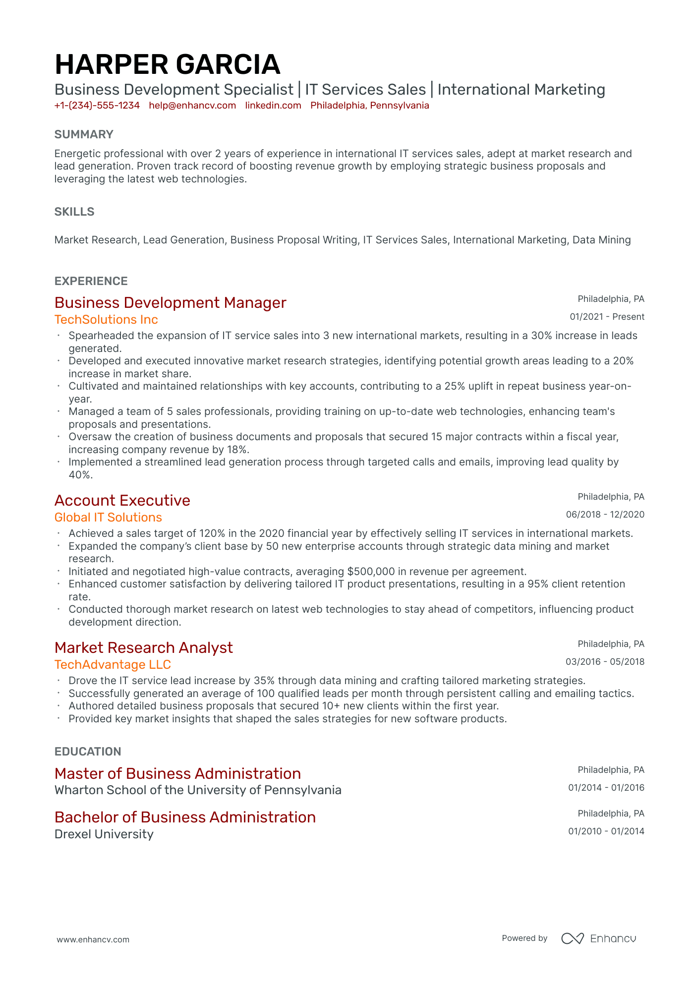 10 Business Development Executive Resume Examples & Guide for 2026