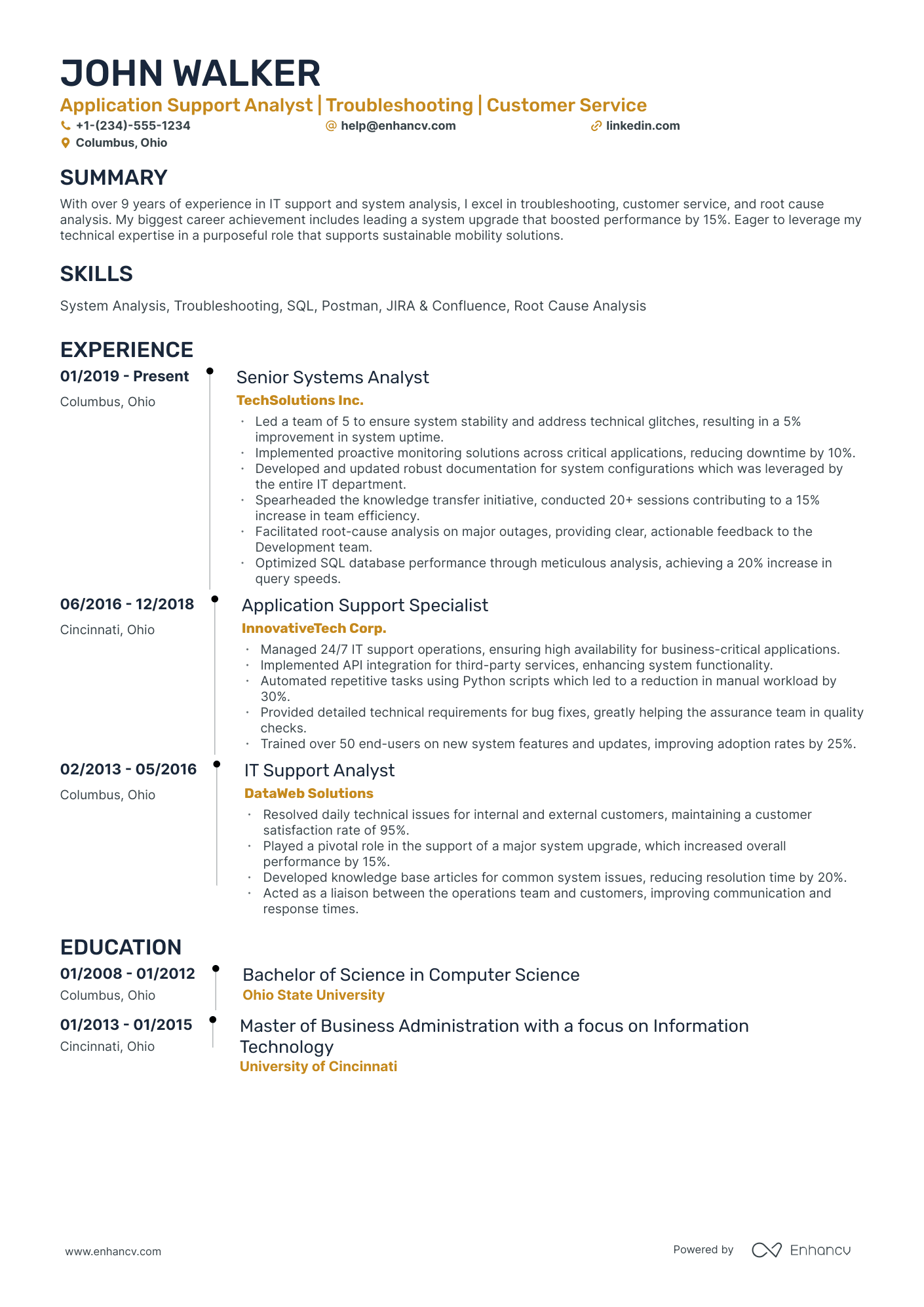 10 Application Support Manager Resume Examples & Guide for 2026