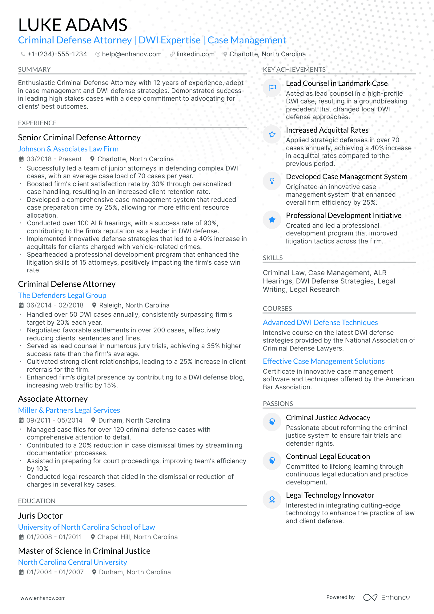 10 Criminal Lawyer Resume Examples & Guide for 2026