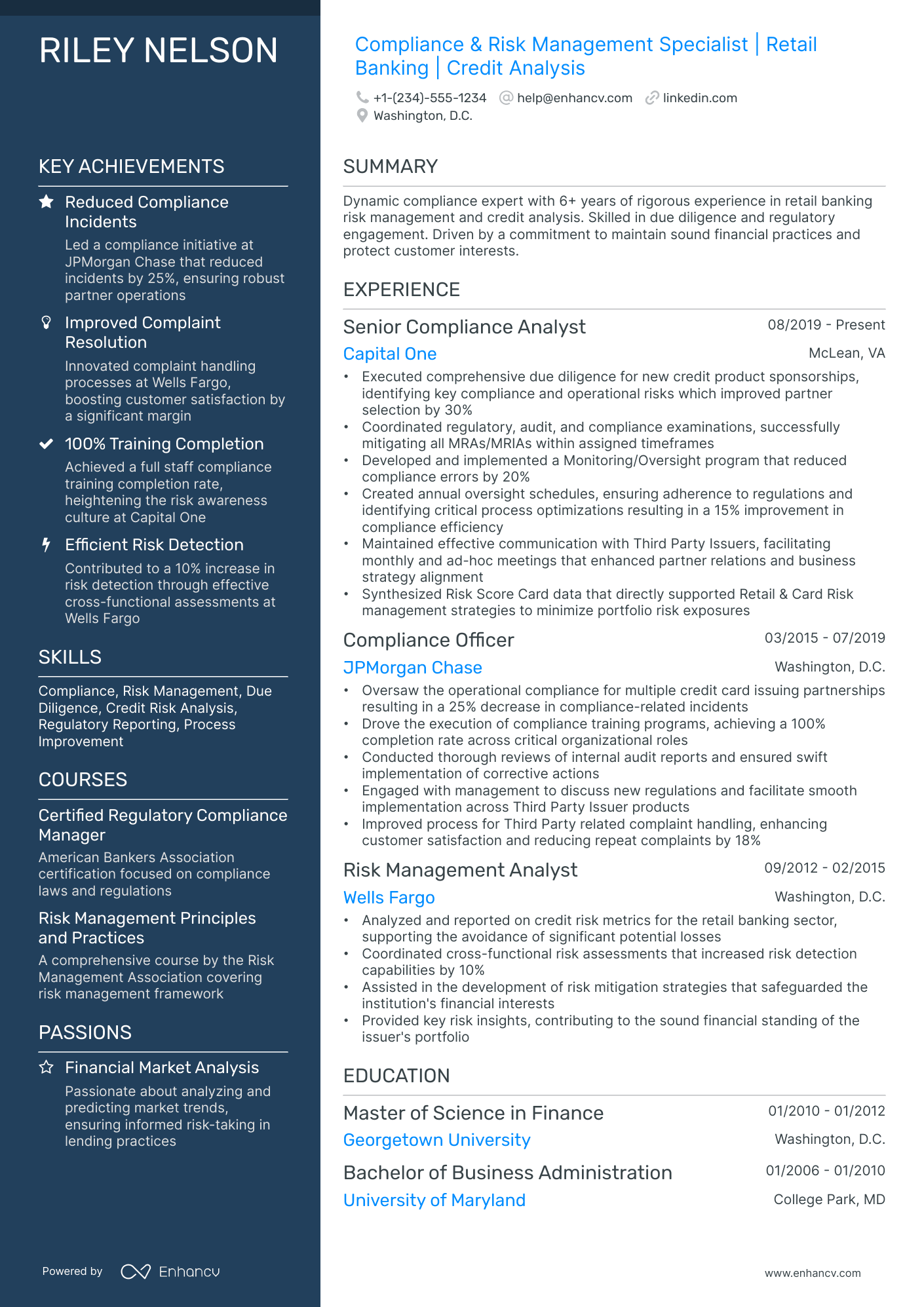 10 Risk Manager Resume Examples & Guide for 2026