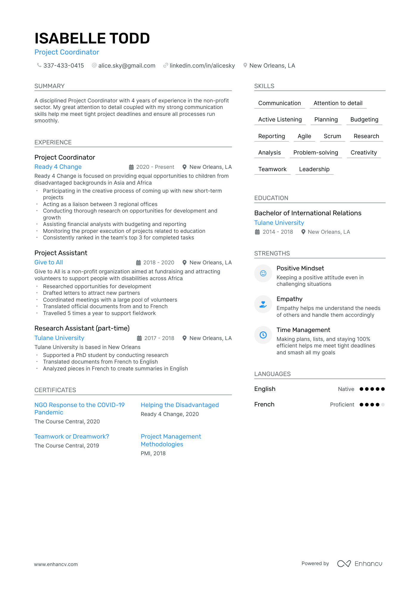 5 Non Profit Resume Examples & Guide for 2025