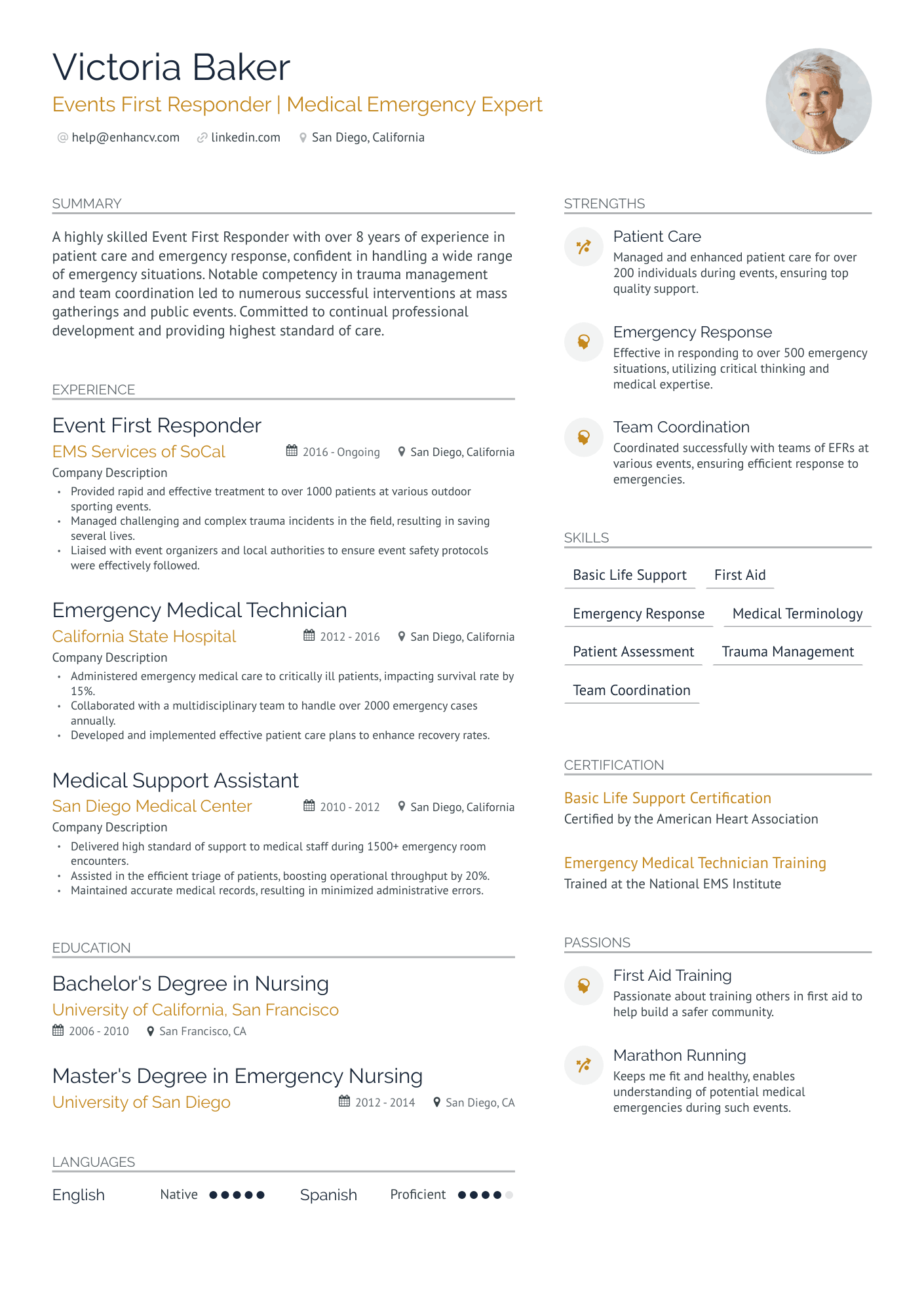 5 Emergency Medical Technician (EMT) Resume Examples & Guide for 2024