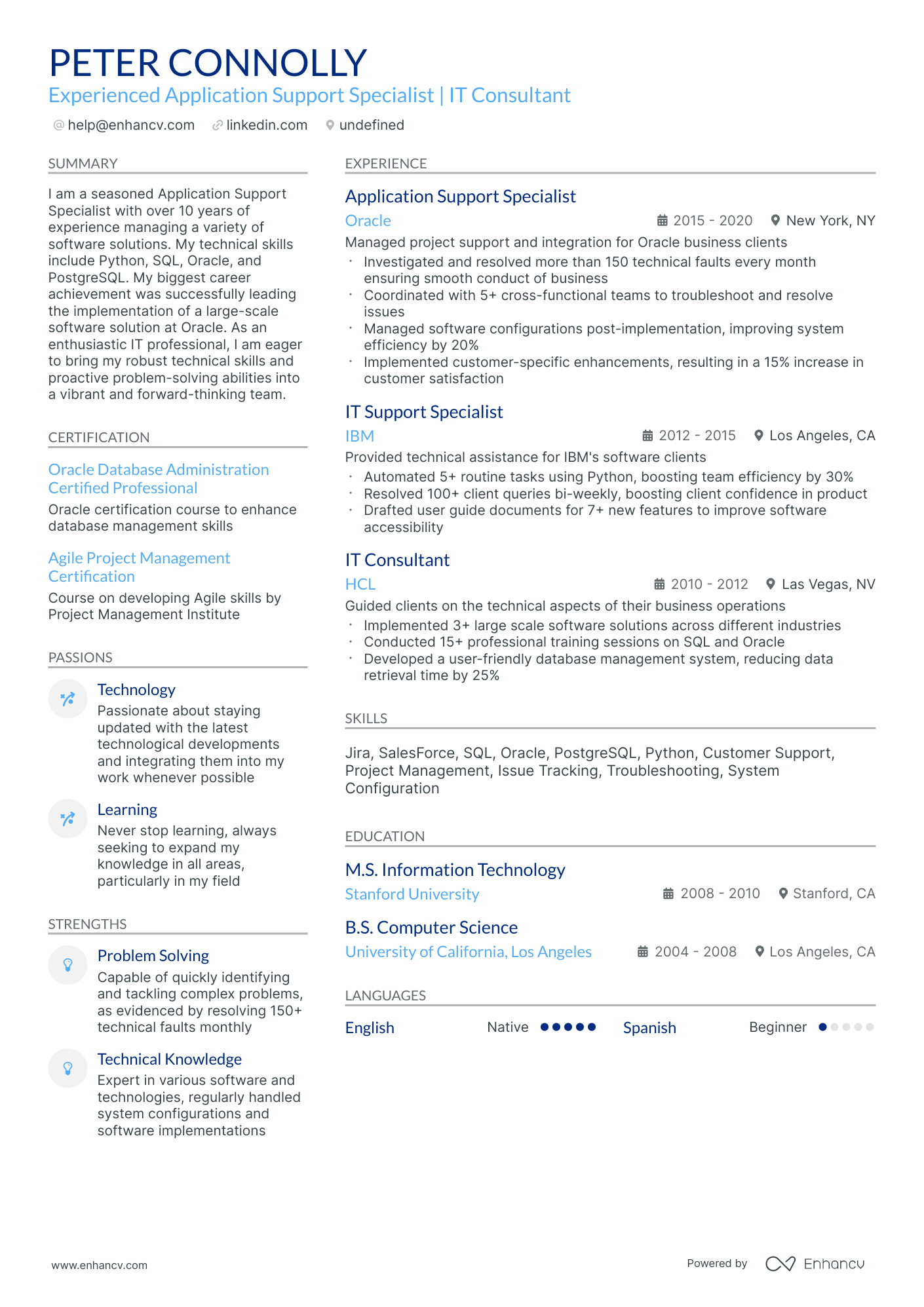 10 Application Support Specialist Resume Examples & Guide for 2025