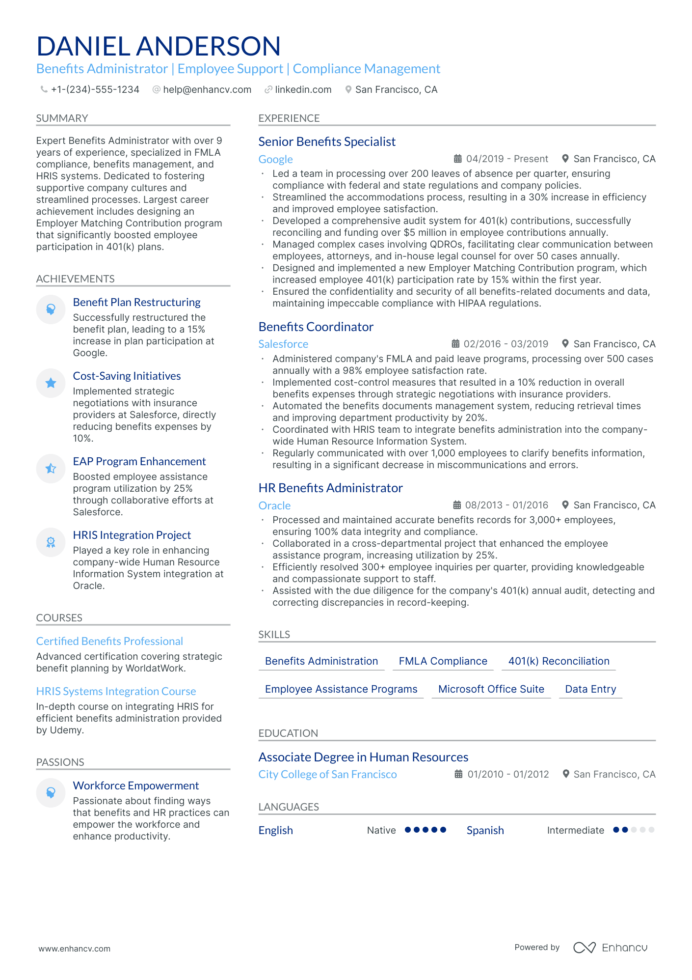 5 Benefits Analyst Resume Examples & Guide for 2024