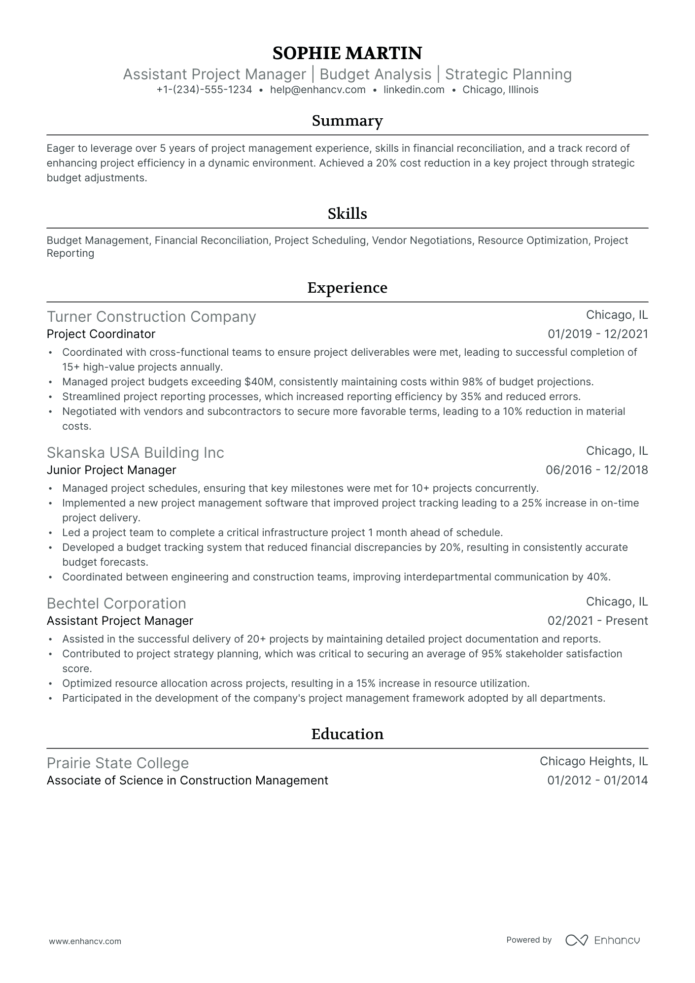 10 Assistant Project Manager Resume Examples & Guide for 2026