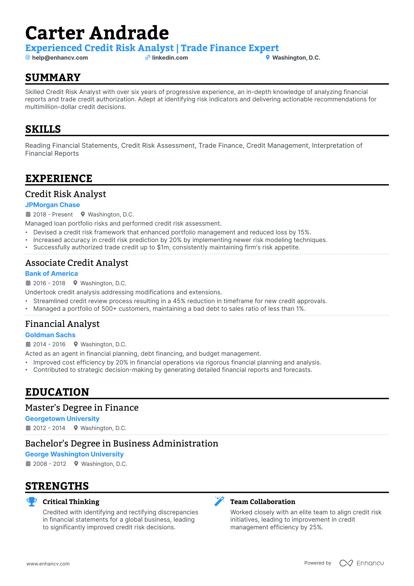 10 Credit Analyst Resume Examples & Guide for 2026