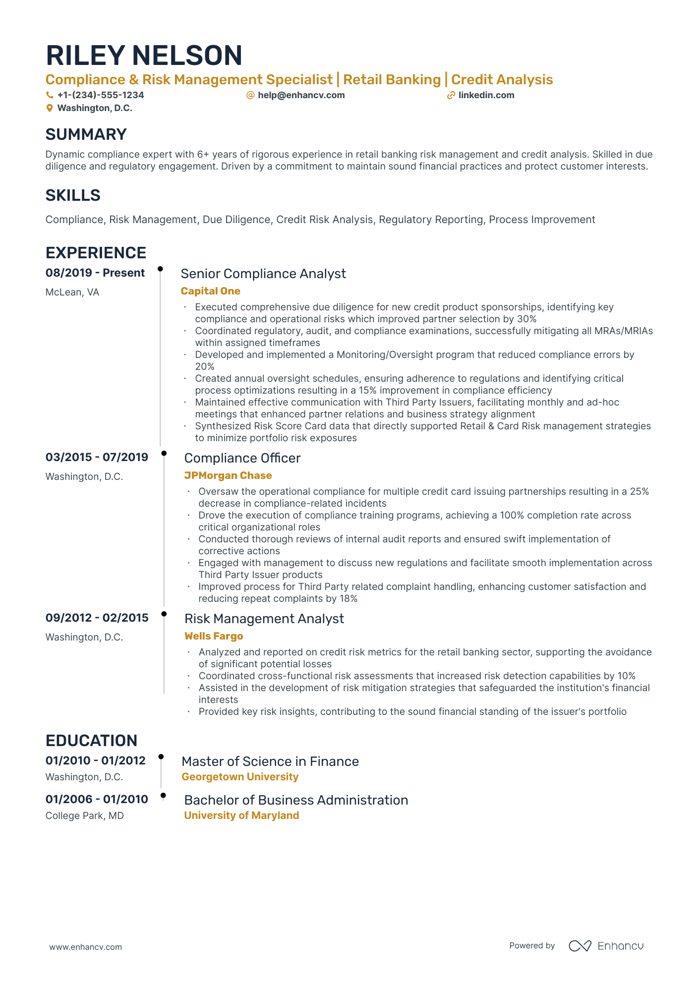 10 Risk Manager Resume Examples & Guide for 2026