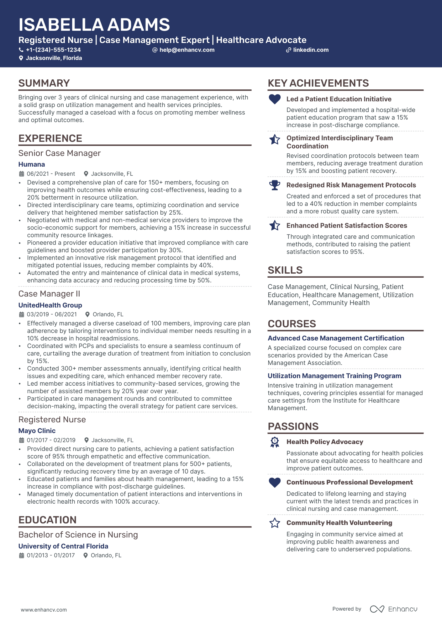 10 Care Manager Resume Examples & Guide for 2026