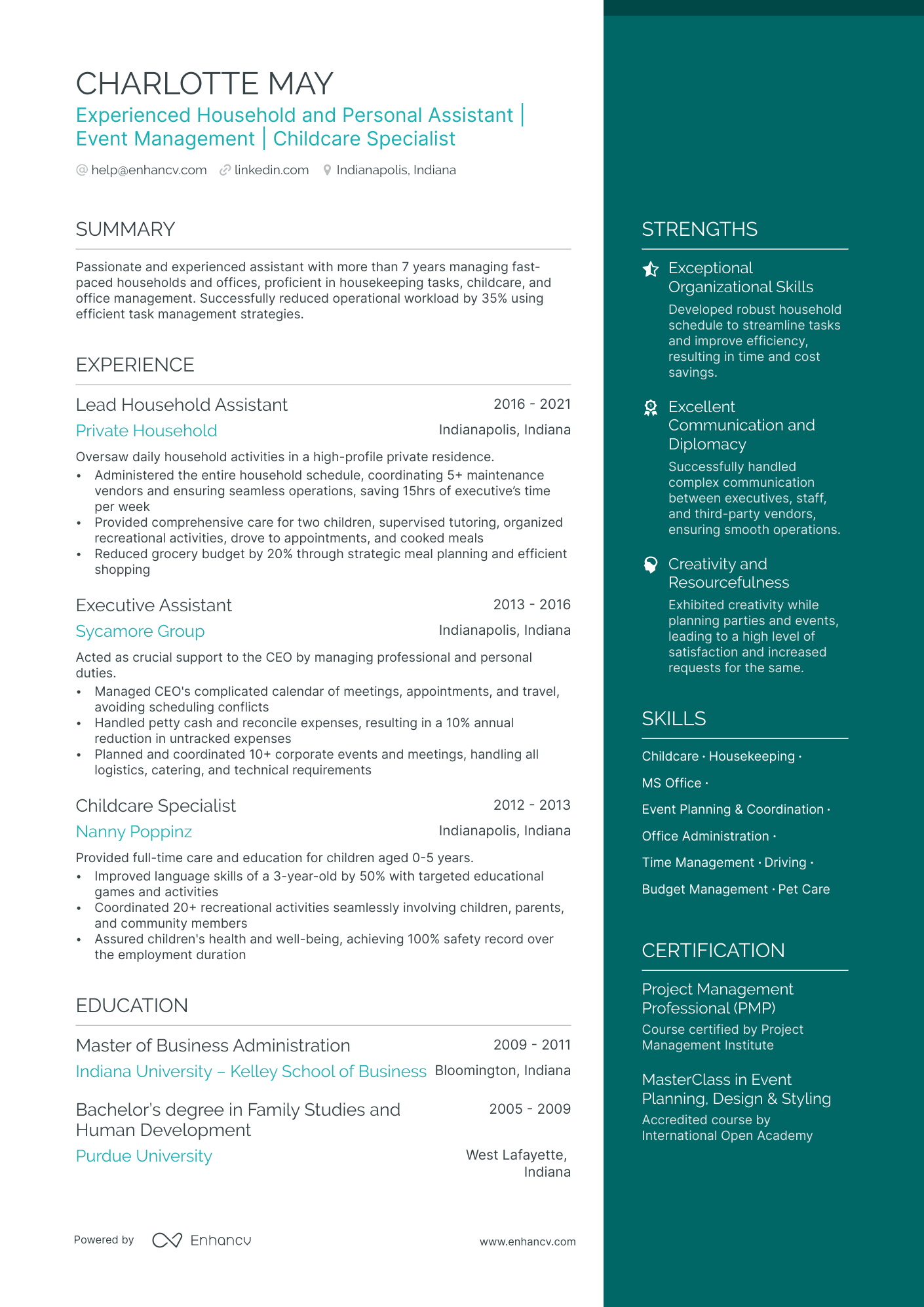 5 Personal Assistant Resume Examples & Guide for 2024