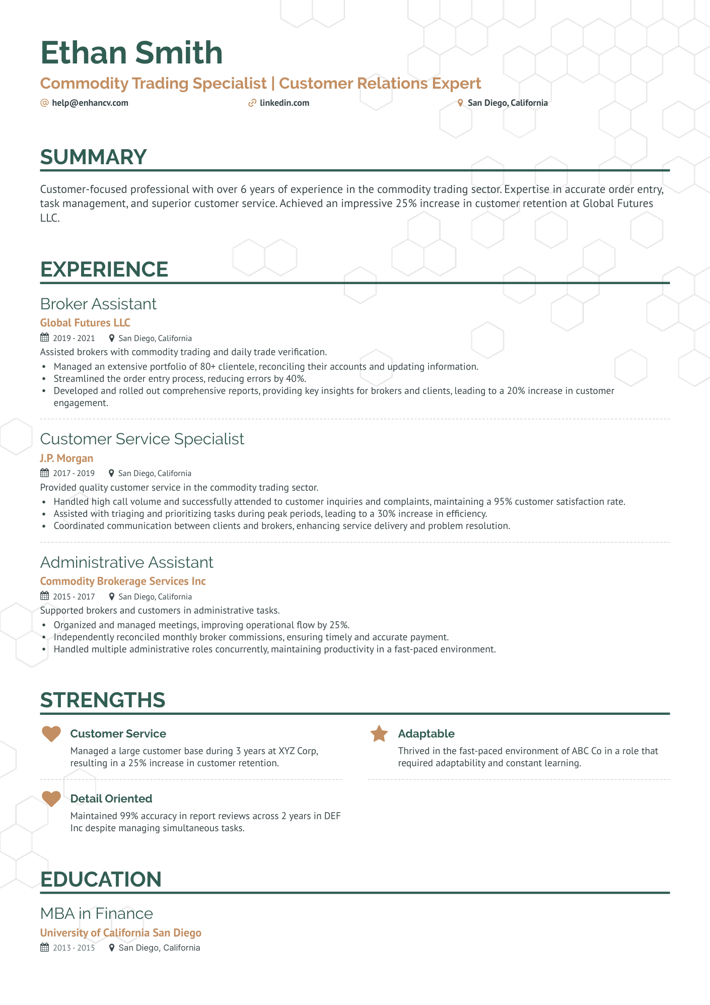 9 Broker Resume Examples & Guide for 2024