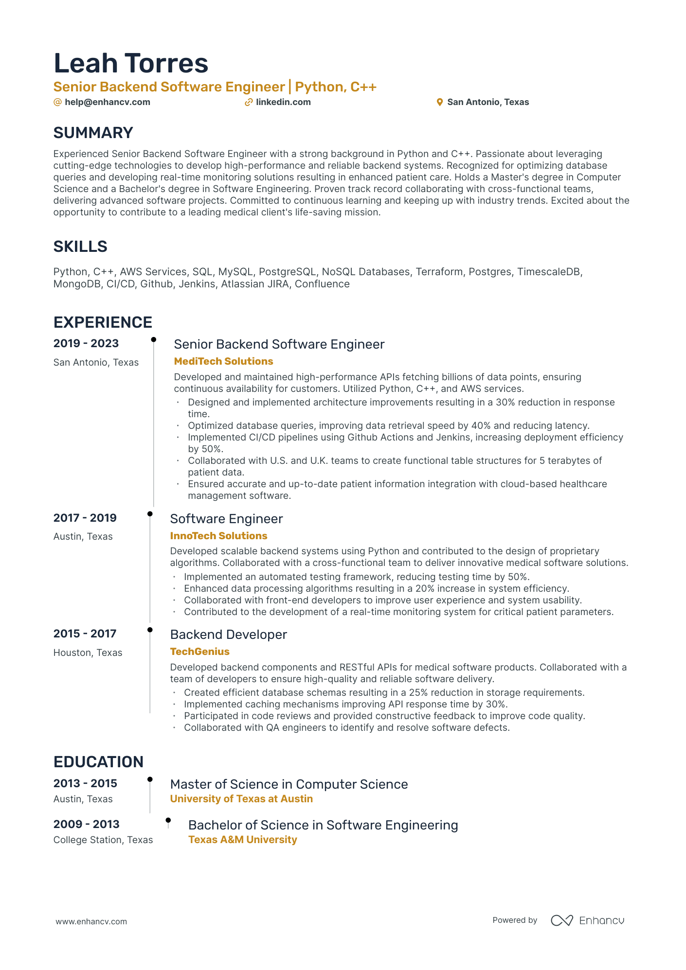 10 Lead Engineer Resume Examples & Guide for 2026