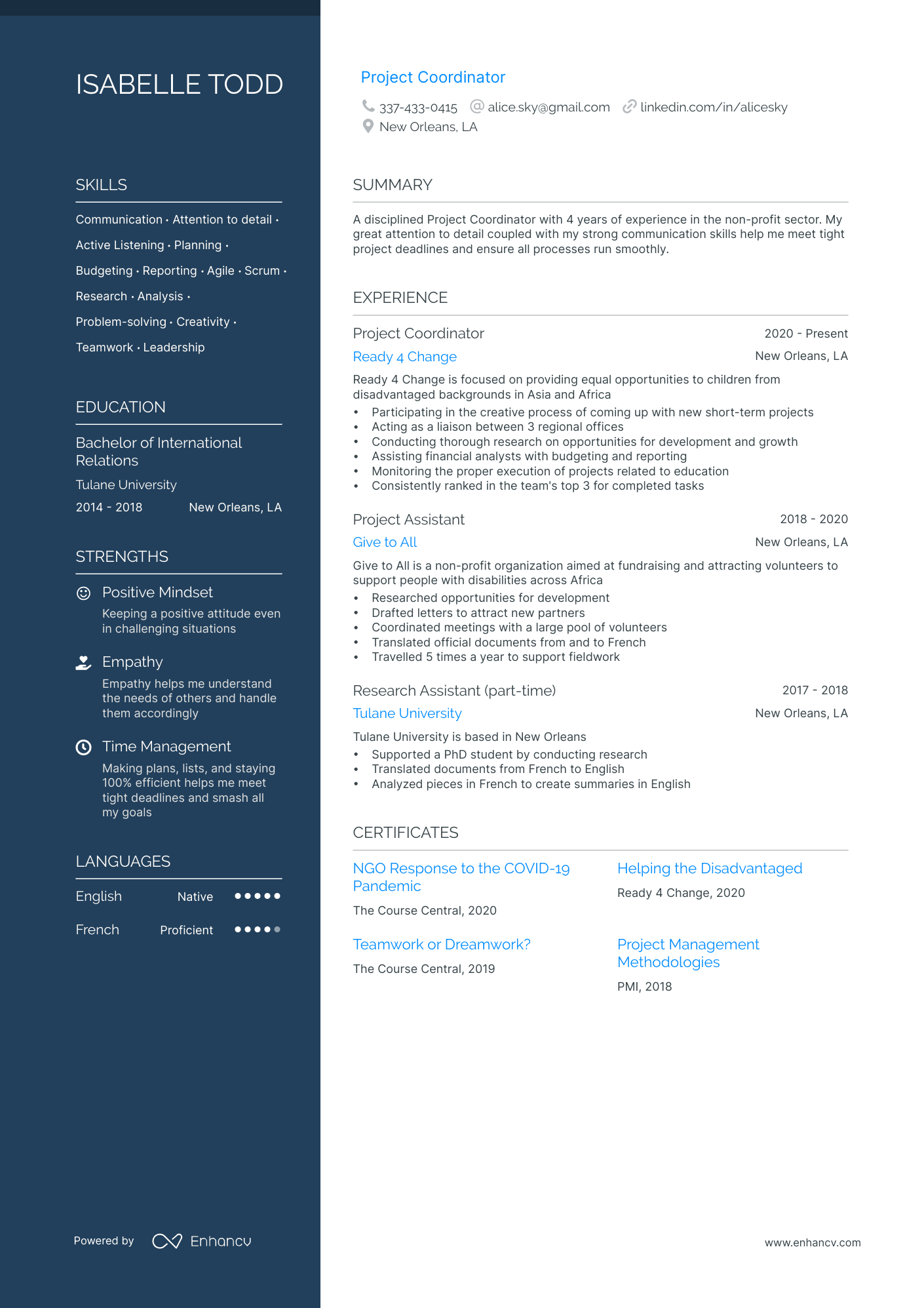 5 Non Profit Resume Examples & Guide for 2024
