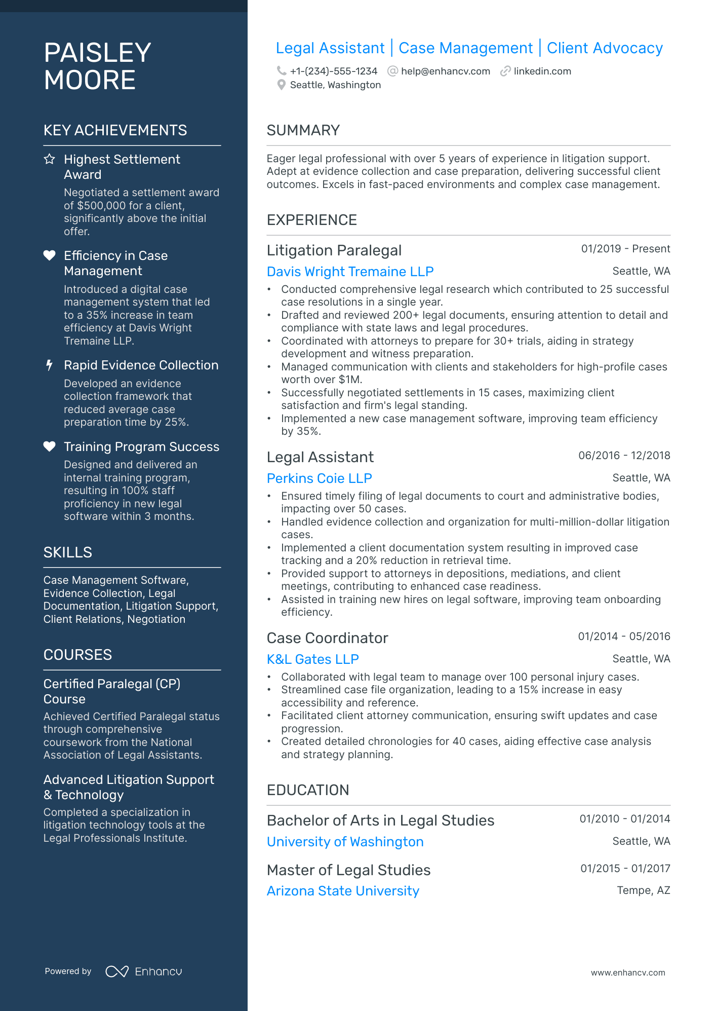 10 Case Manager Resume Examples - March 2025