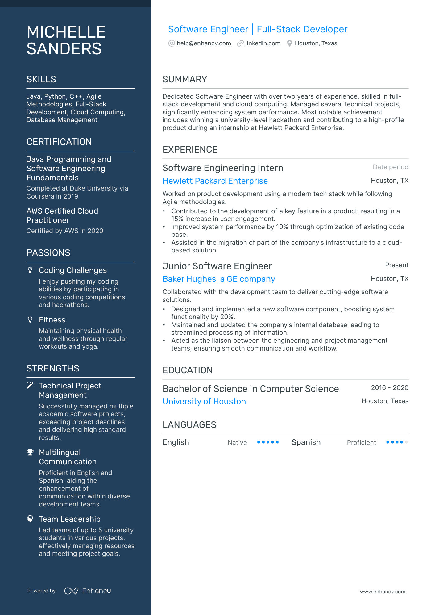 10 Junior Software Engineer Resume Examples & Guide for 2026