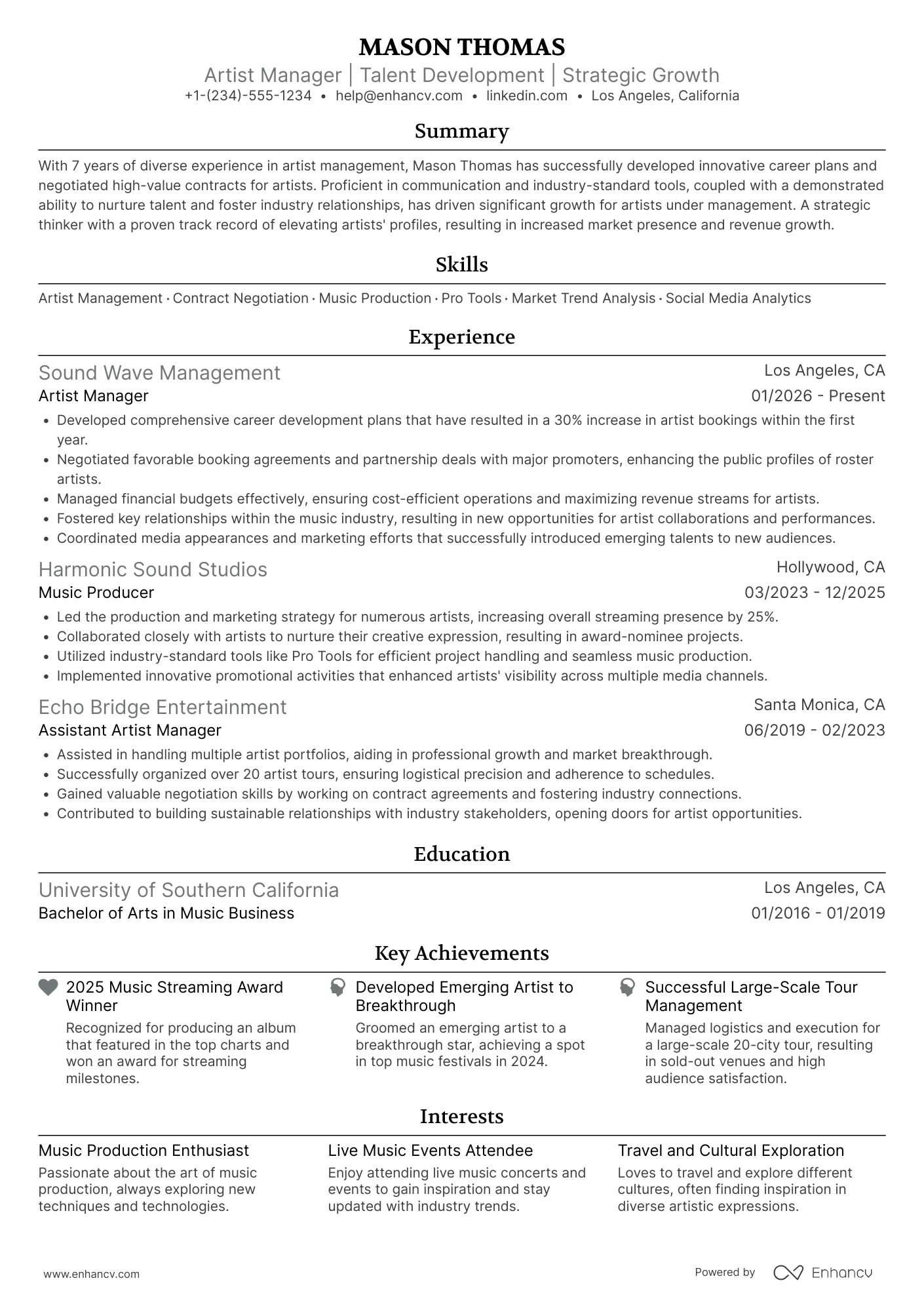 23 Artist Resume Examples & Guide for 2026
